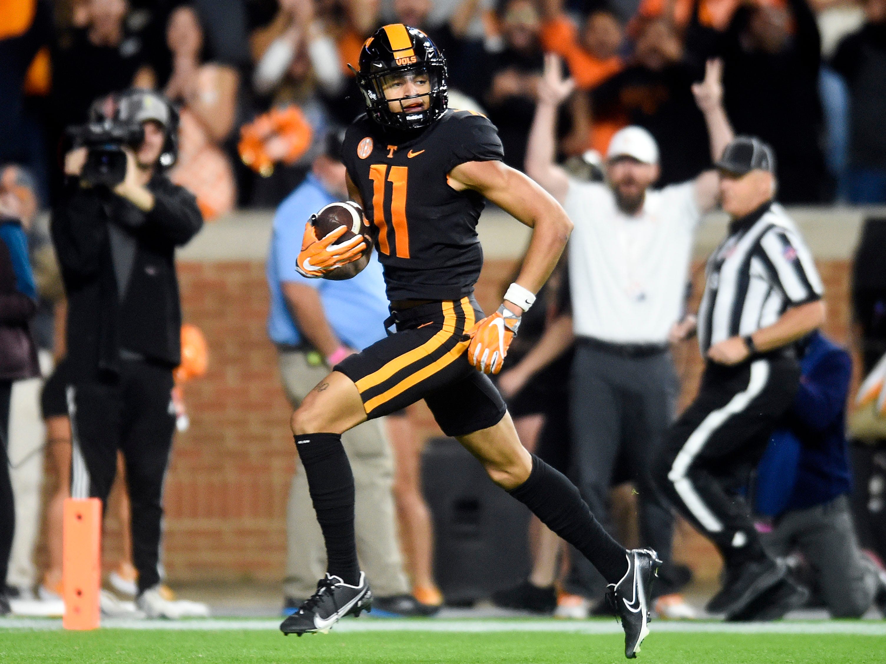 Tennessee-Alabama football: Jalin Hyatt sets Vols receiving TD record