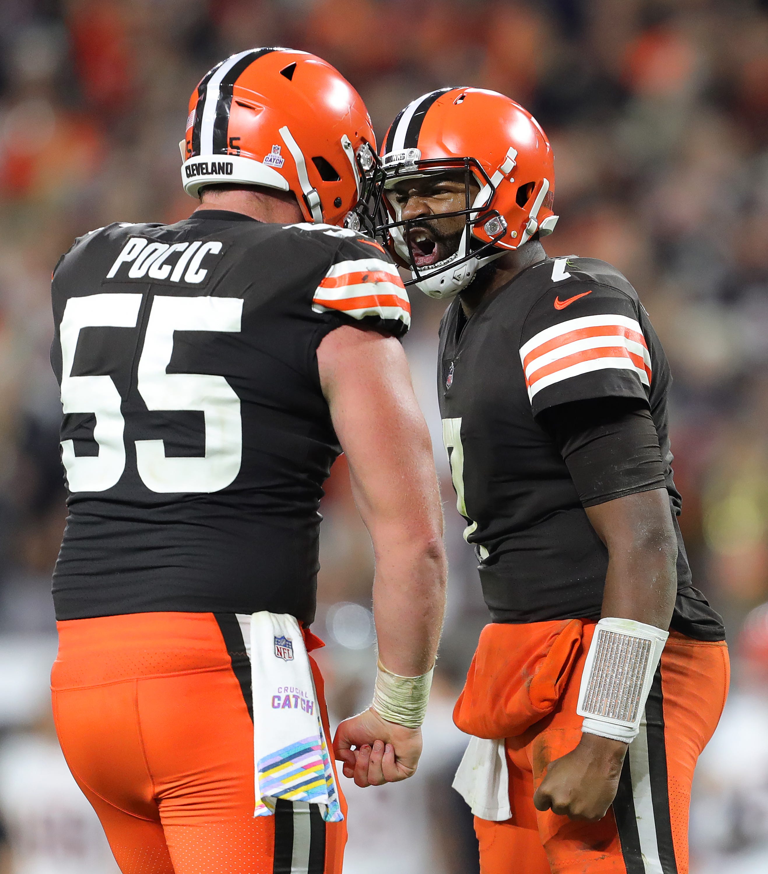 Browns offense boosted by solid Jacoby Brissett, consistent Nick Chubb