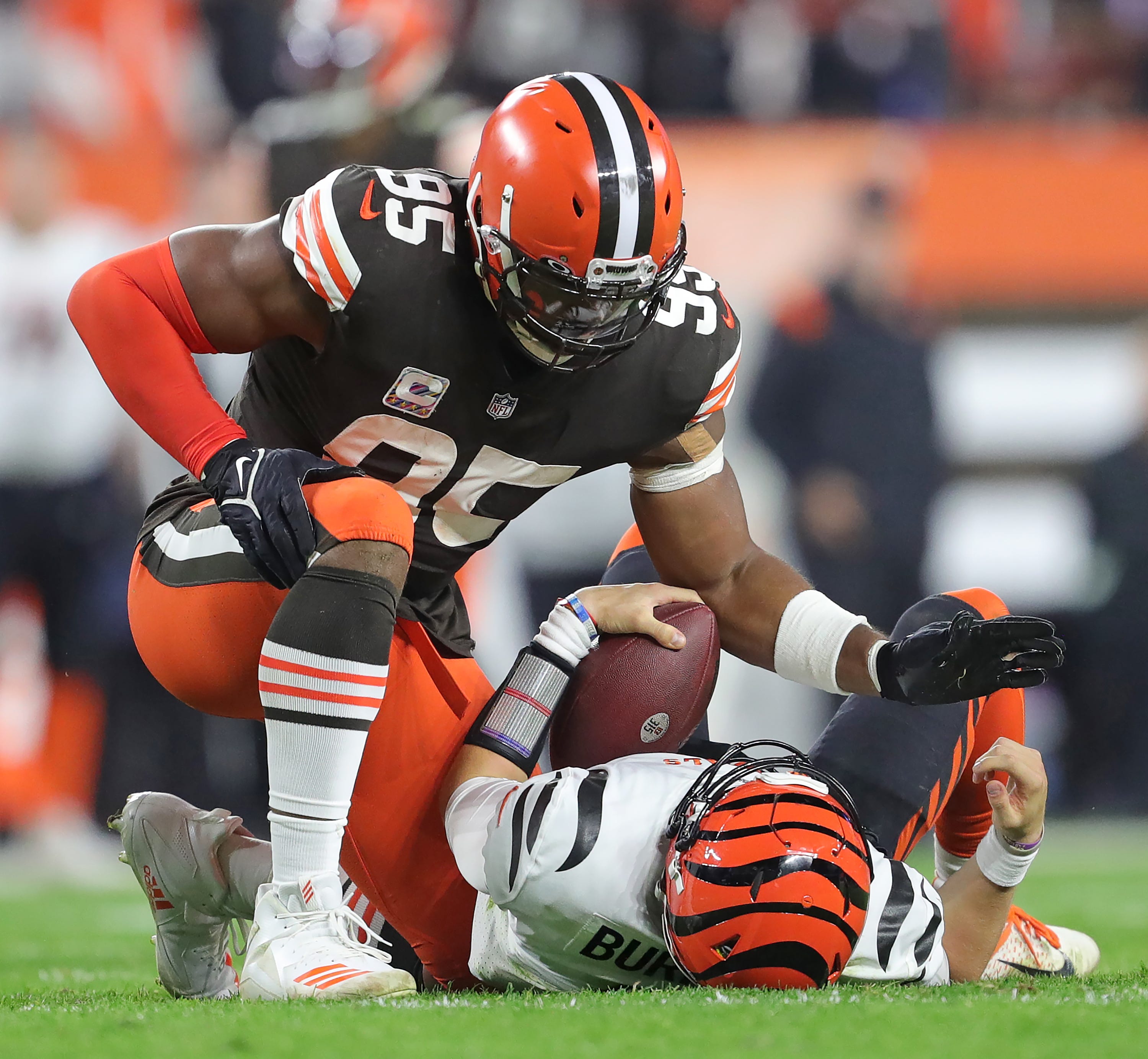 Myles Garrett secret to Browns success against Bengals' Joe Burrow
