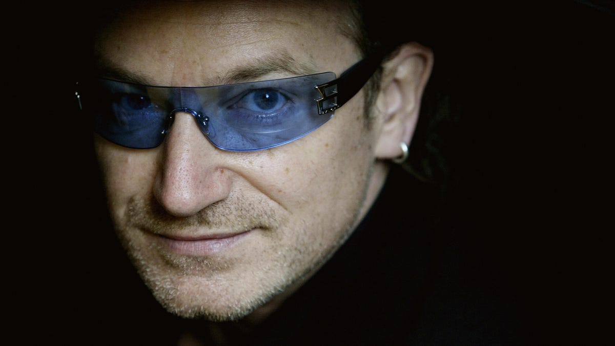 Bono, U2 frontman, rock icon and humanitarian
