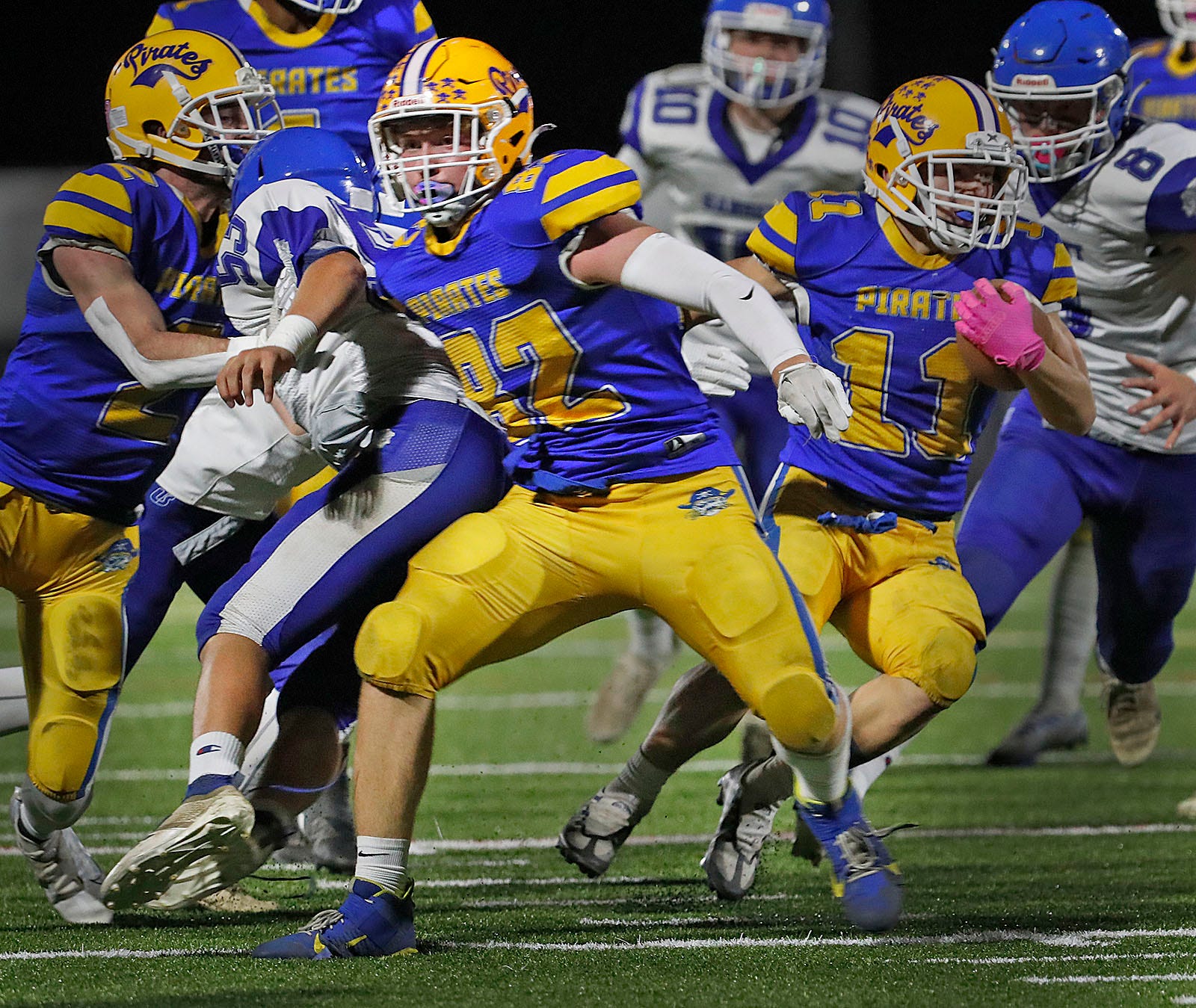 Hull High football player Tyler Sordillo is playing for his mom