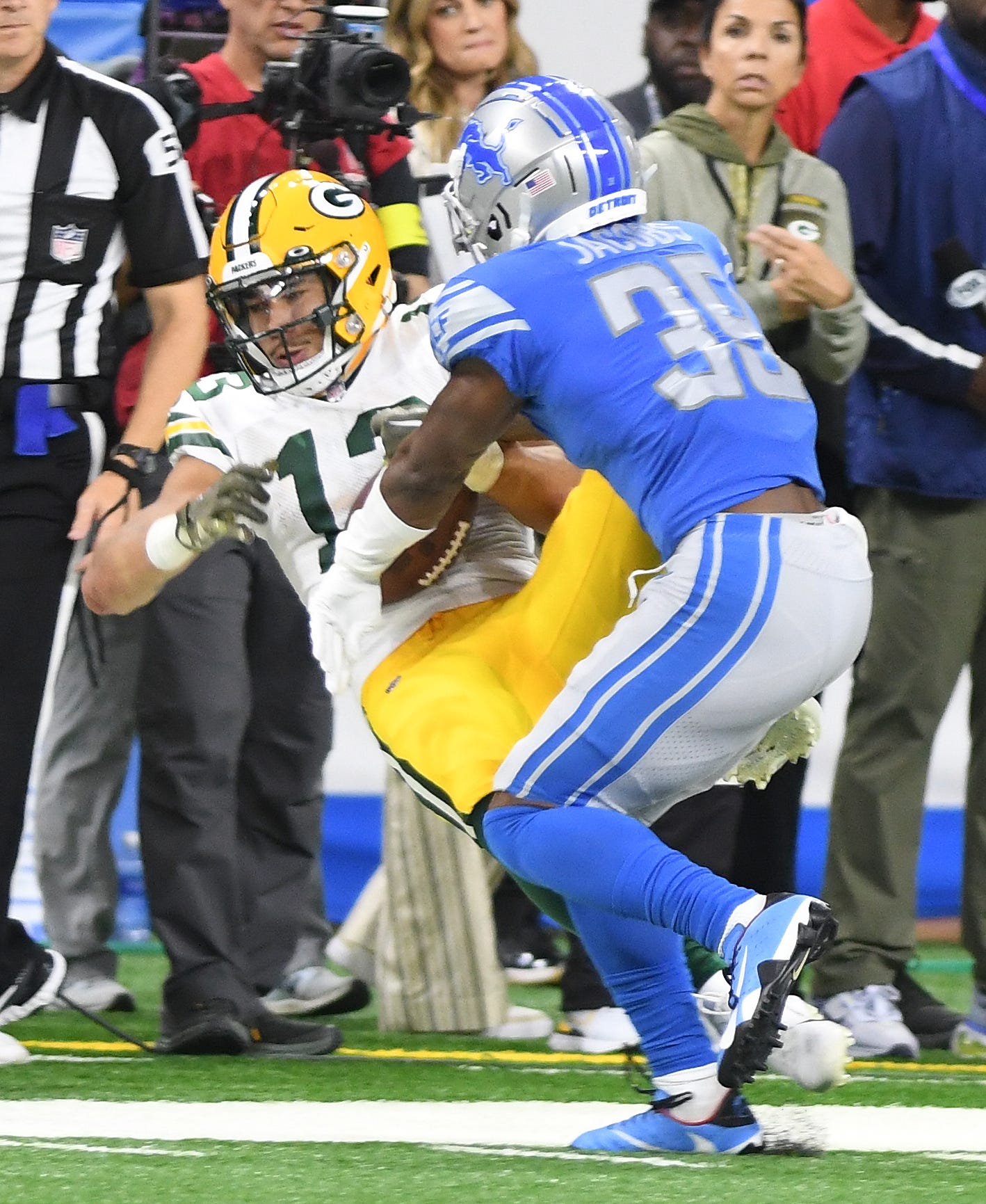 Jerry Jacobs spreading energy, seat-belt celebration to Lions' secondary