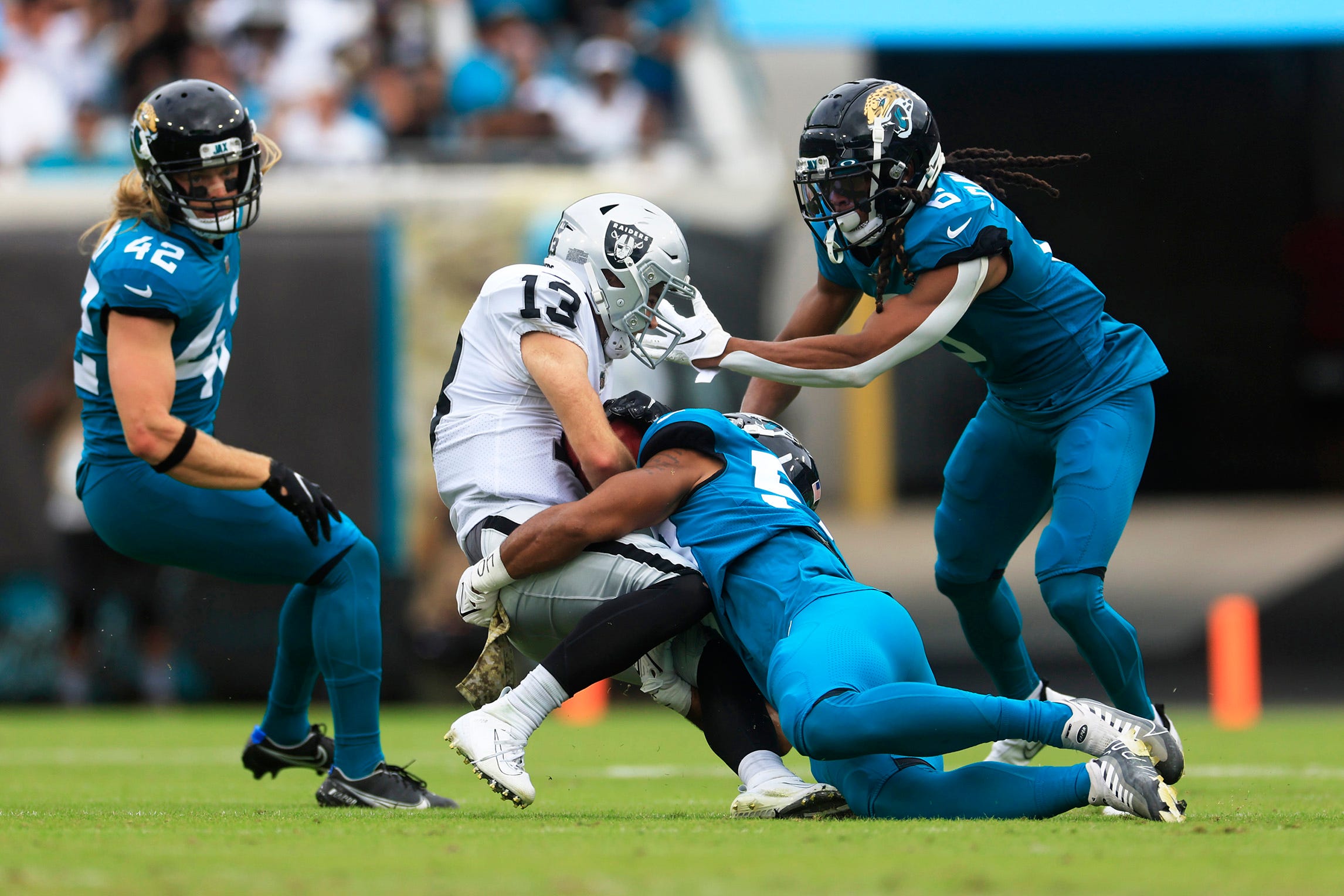 Jaguars' Caleb Johnson has 'a warrior's mentality' when it comes to ...