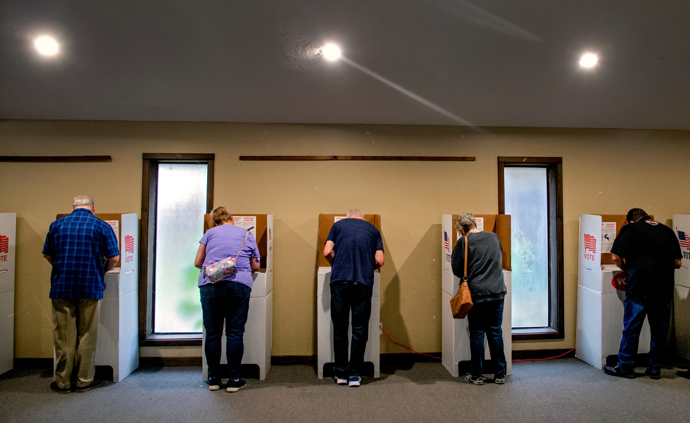 How many Oklahoma voters marked 'straight party' on their ballots?