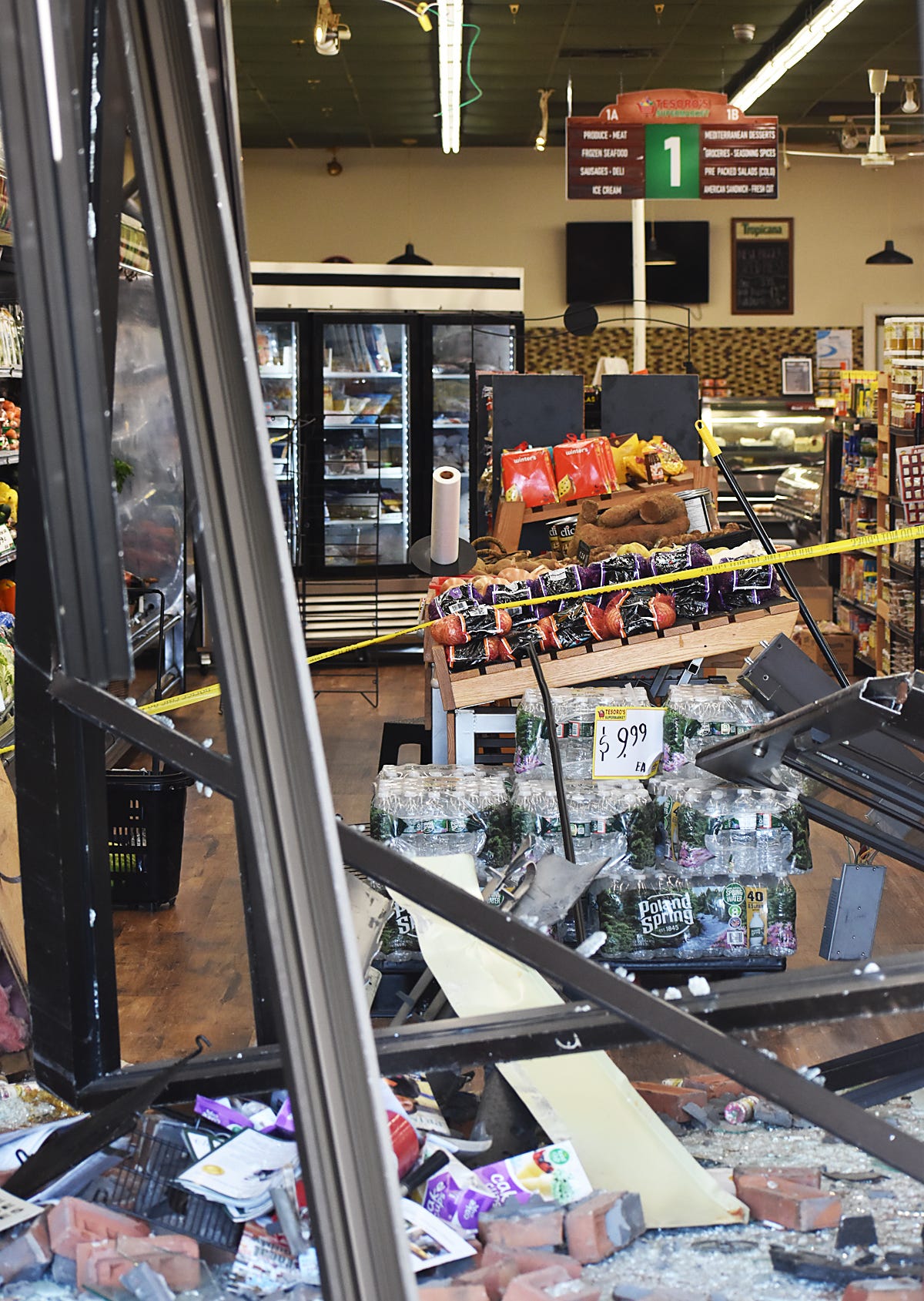 Elderly driver crashes car into Fall River's Daou Tesoro's Supermarket