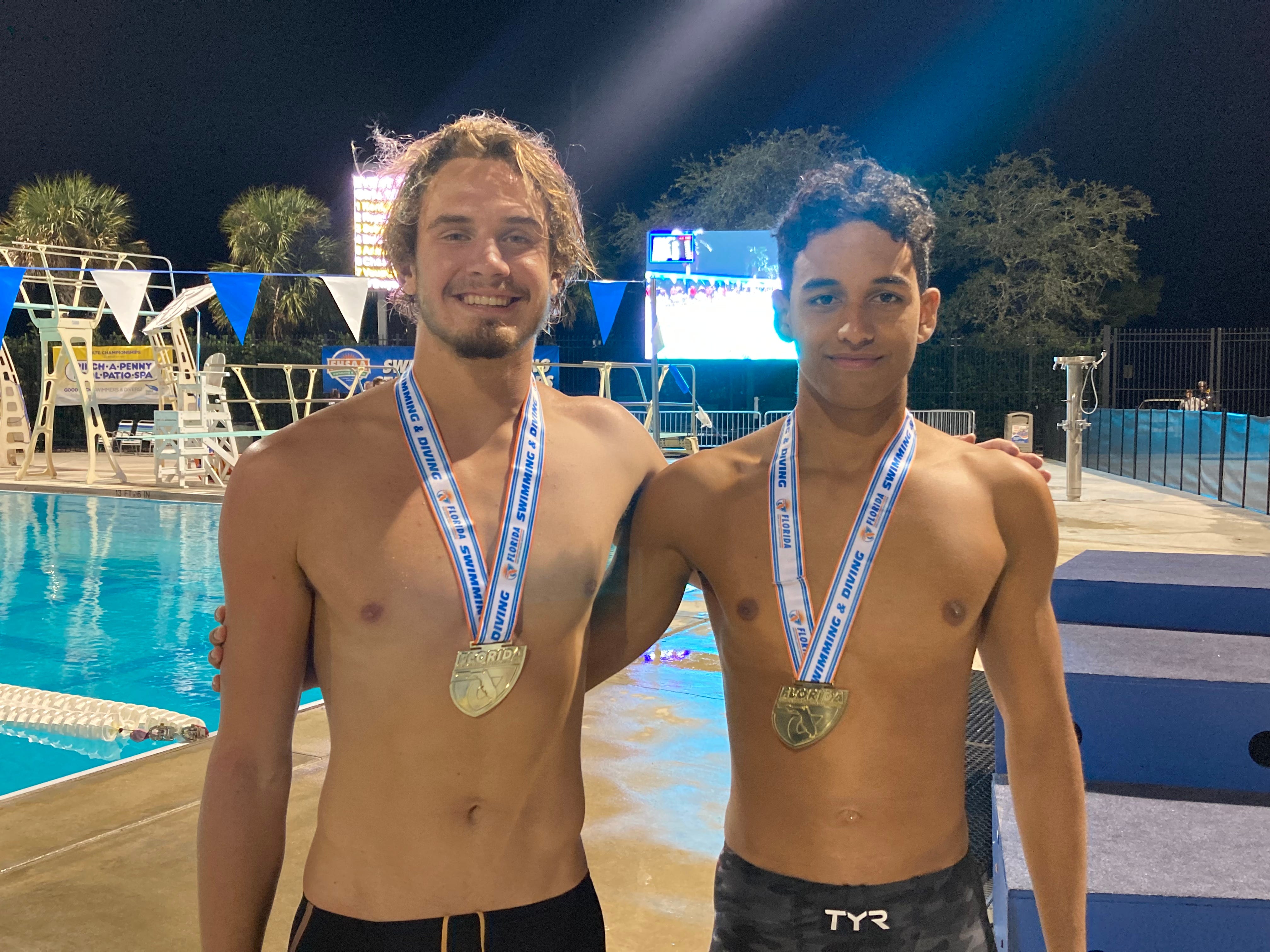 Boca Raton swimmers stock up on gold medals at state championships