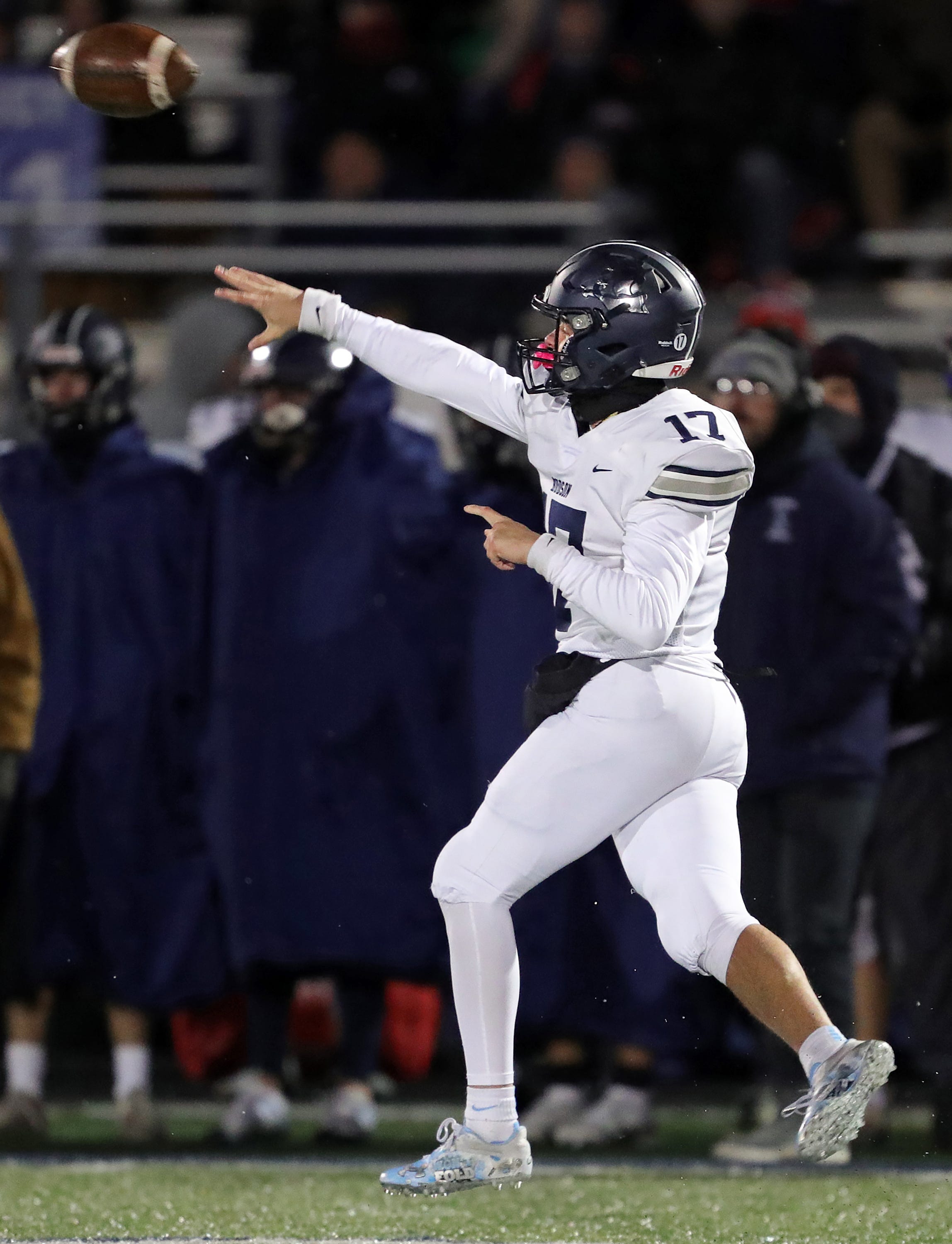 Hudson football comes through tears, smiles after season ends