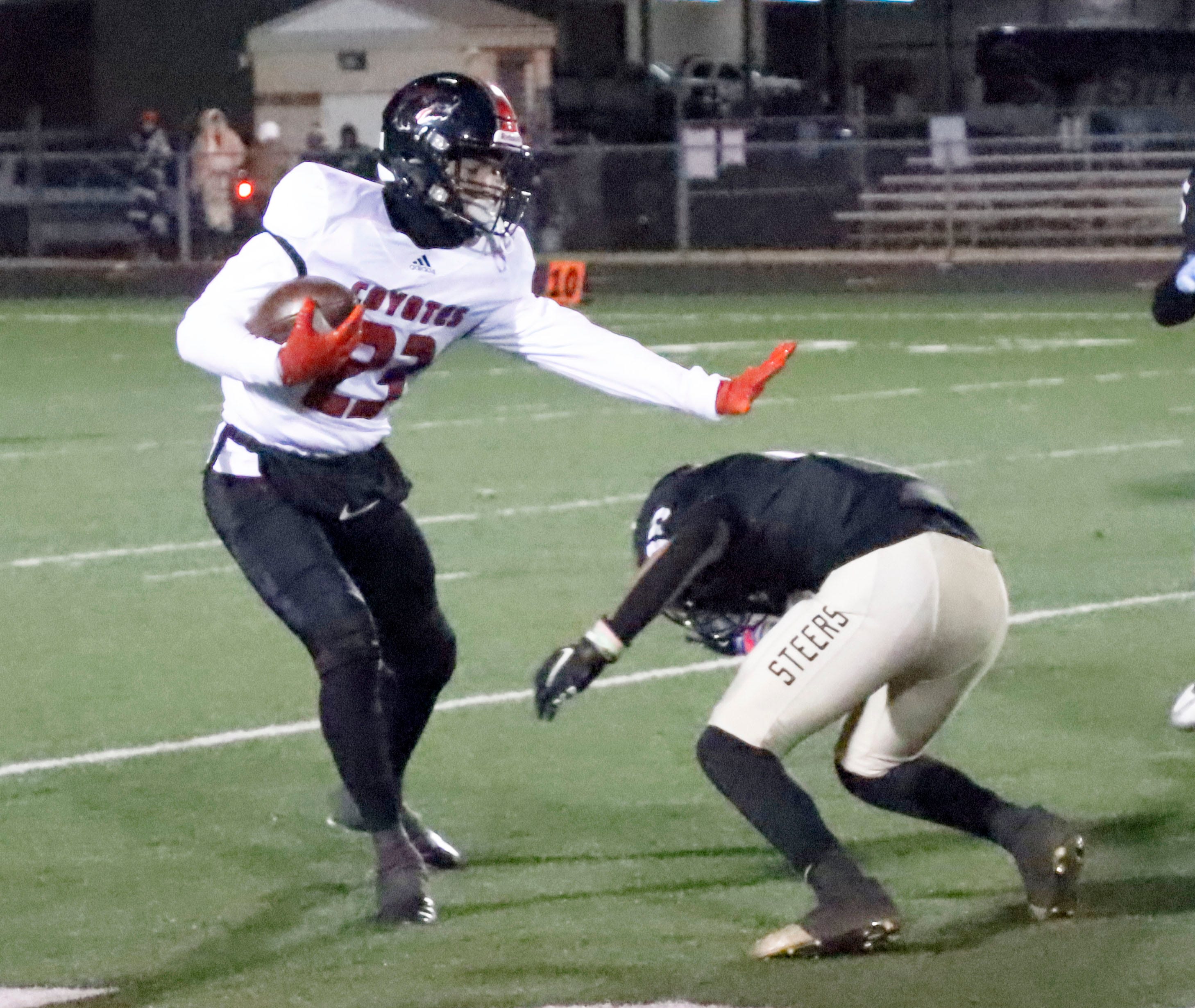 WFHS Coyotes vs. Big Spring Steers high school football playoff score