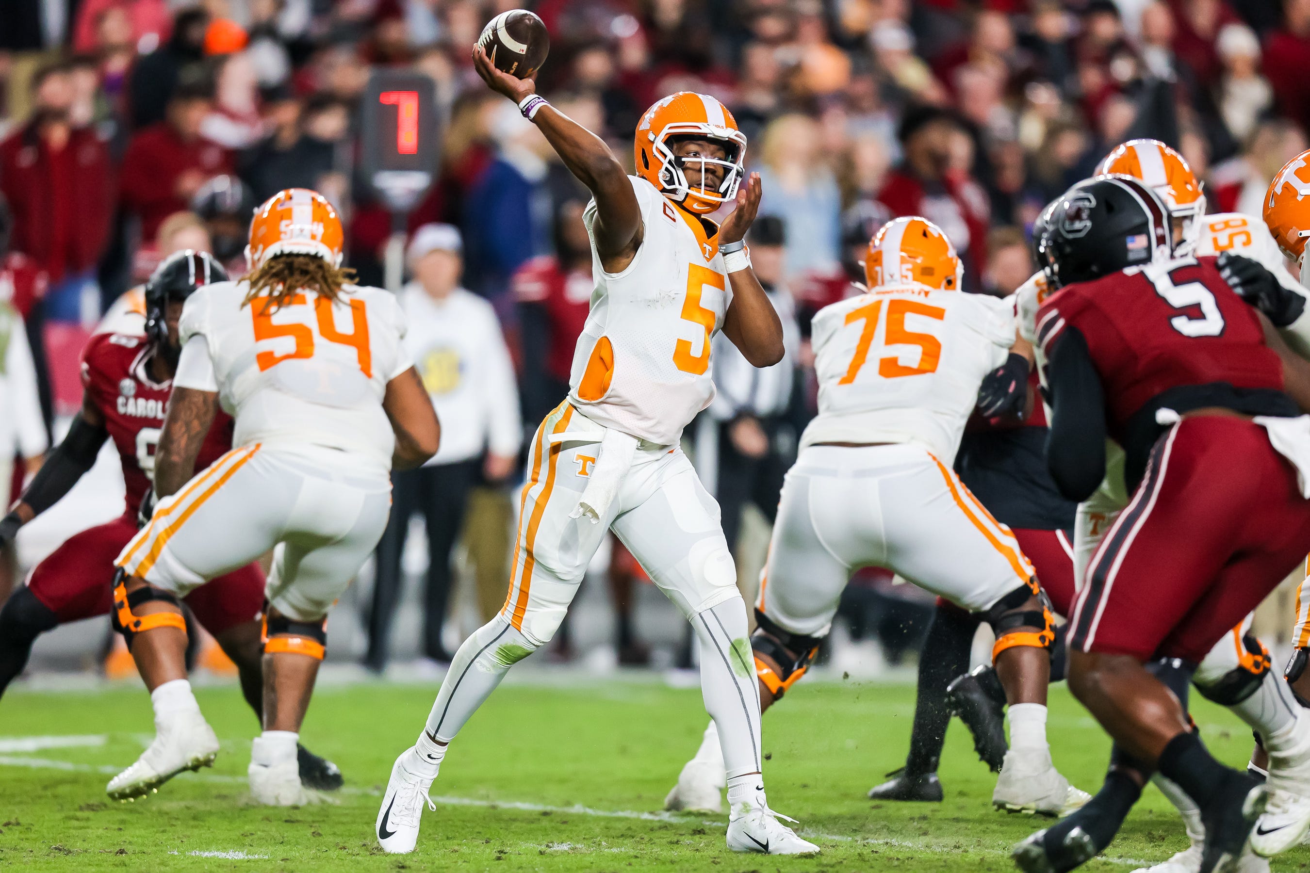 Tennessee football CFP playoff hopes buried in loss to South Carolina