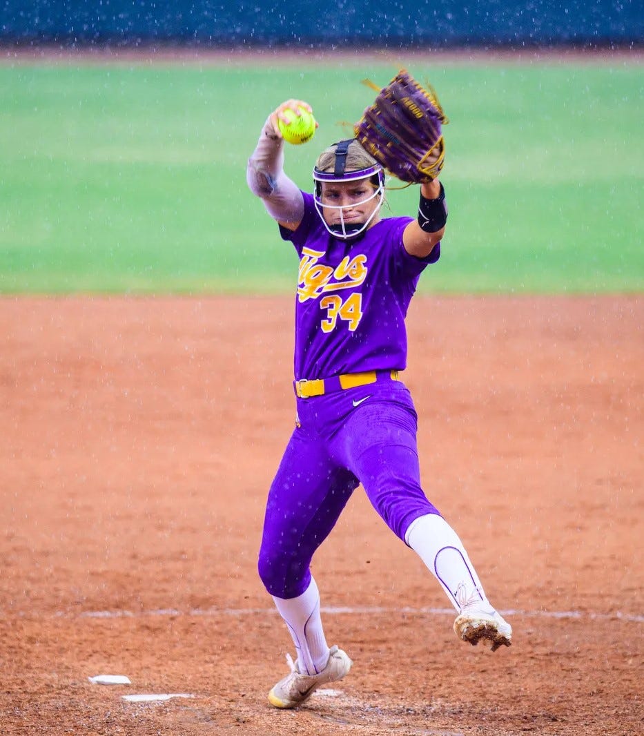 LSU pitcher Raelin Chaffin to instruct at Bossier’s WinTheDay camp