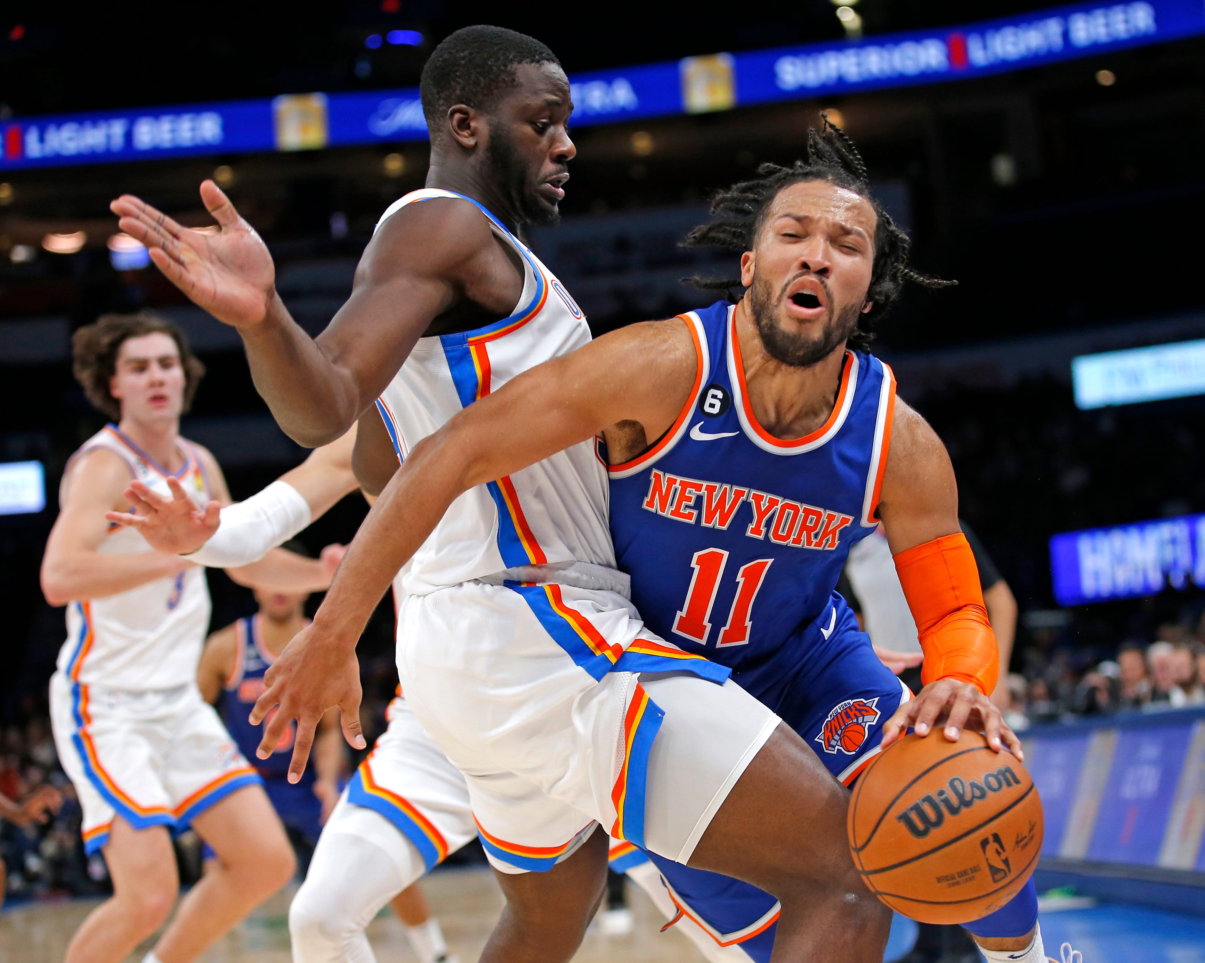 Jalen Brunson leads New York Knicks to win at Oklahoma City Thunder