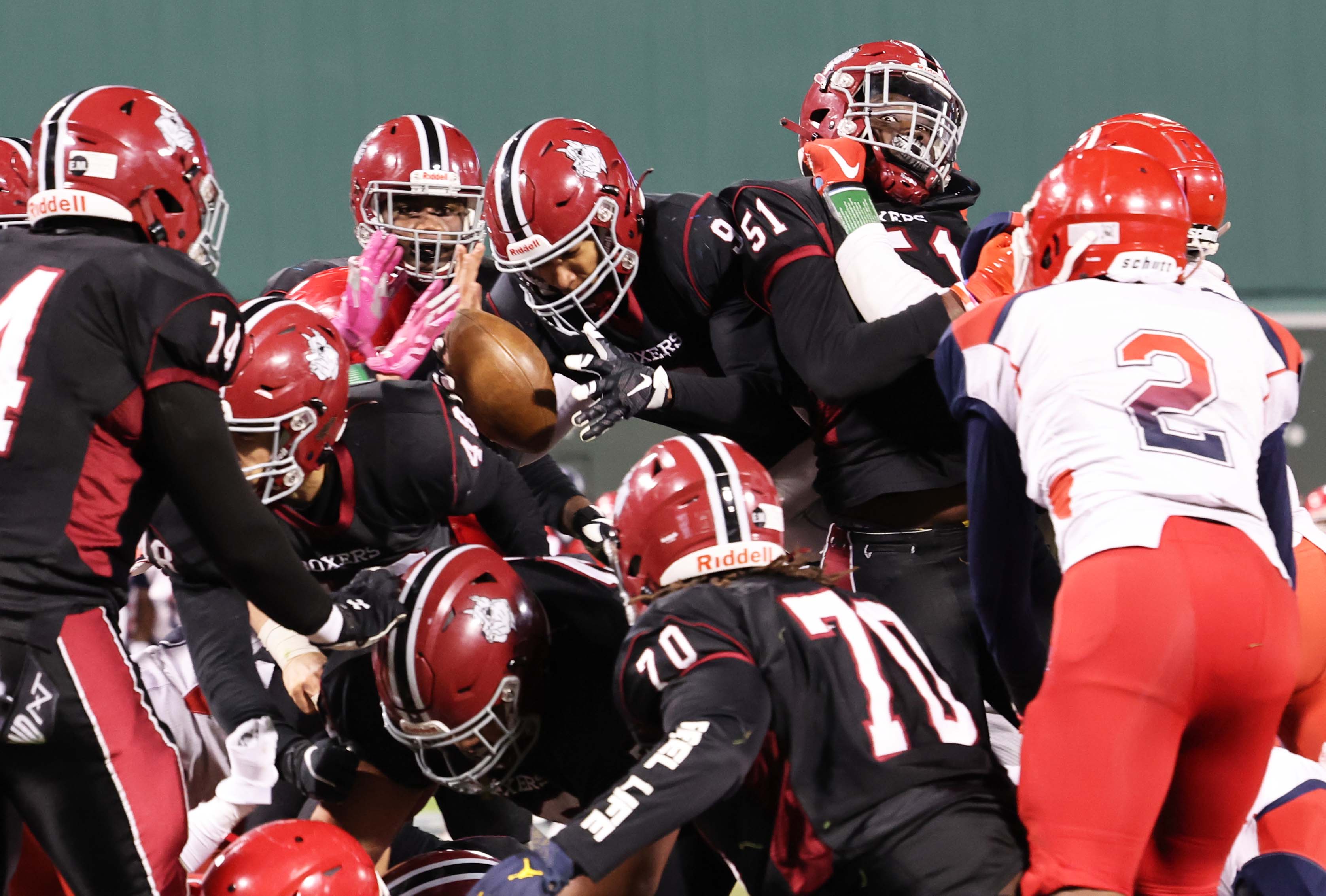 Peter Colombo caps career with Brockton football win at Fenway Park