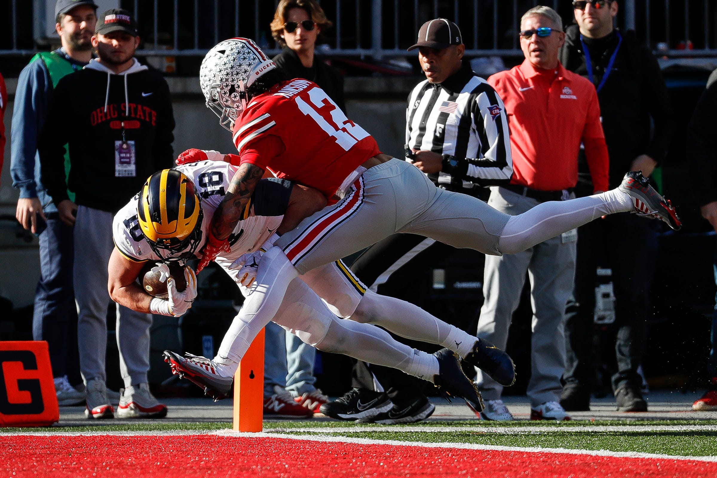 Michigan football stuns Ohio State for 1st win in Columbus since 2000