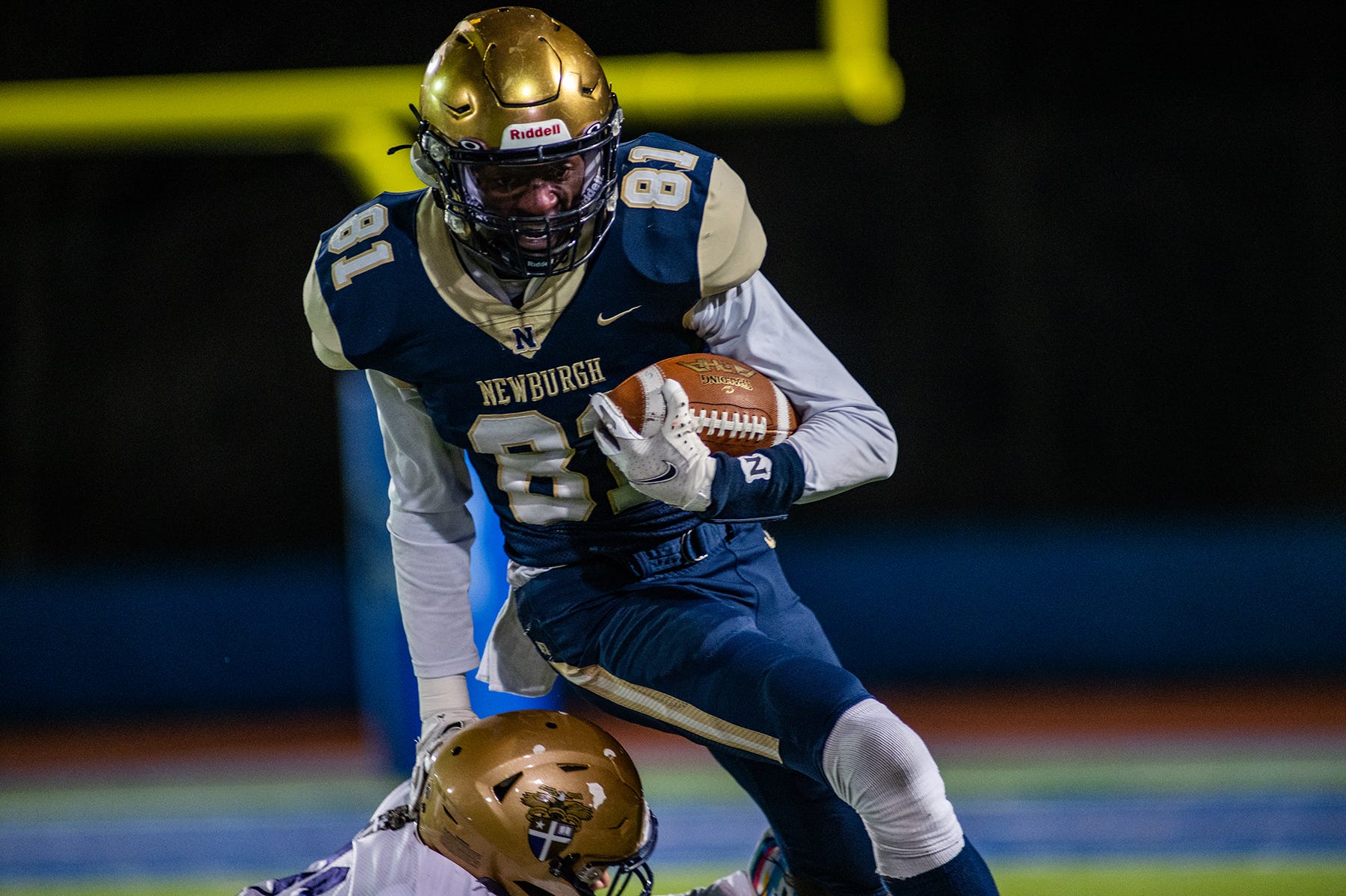 Deondre Johnson stands tall for Newburgh on state title run