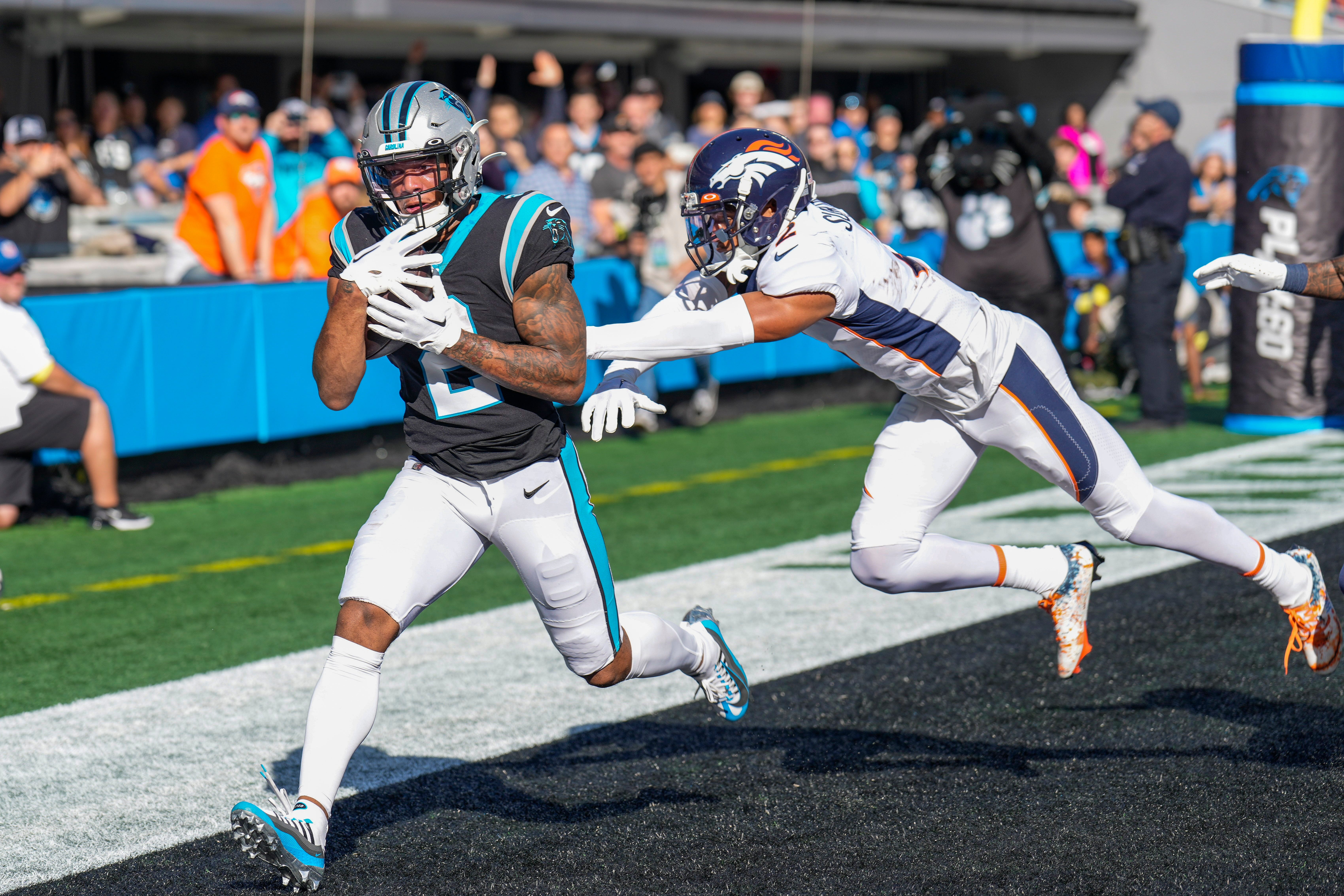 Carolina Panthers WR DJ Moore to undergo tests on injured ankle