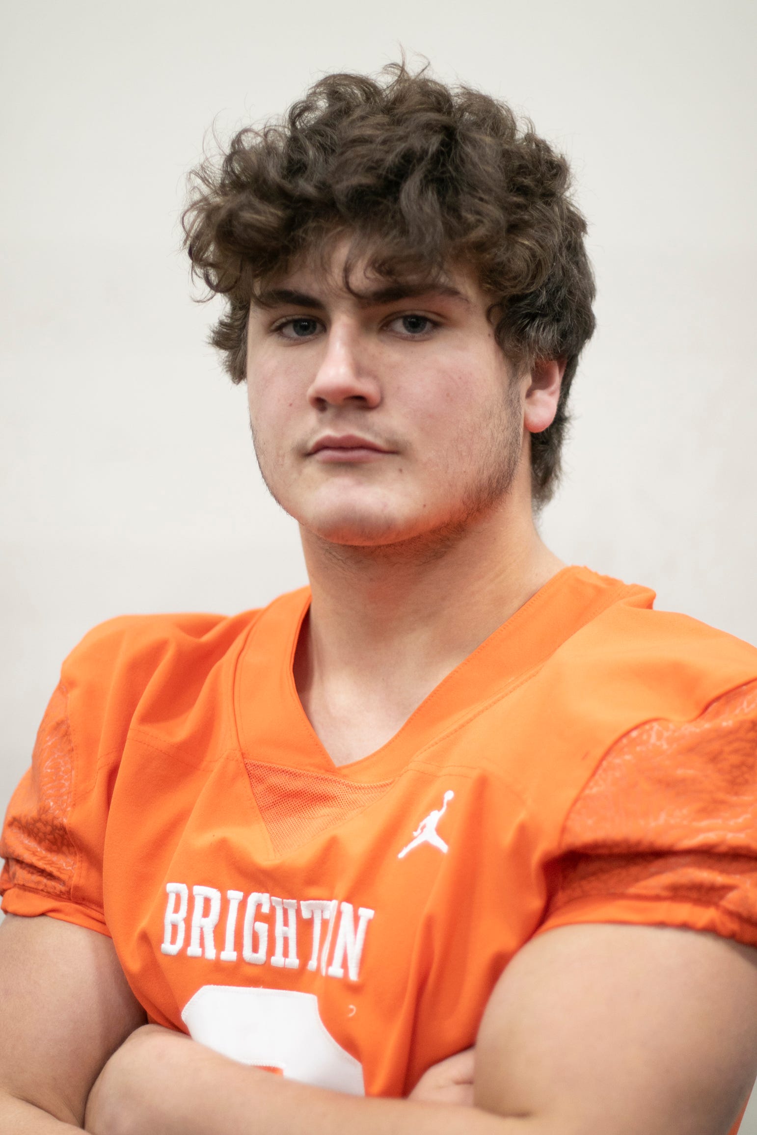 Brighton's Hunter Harding Livingston County Defensive Player of Year