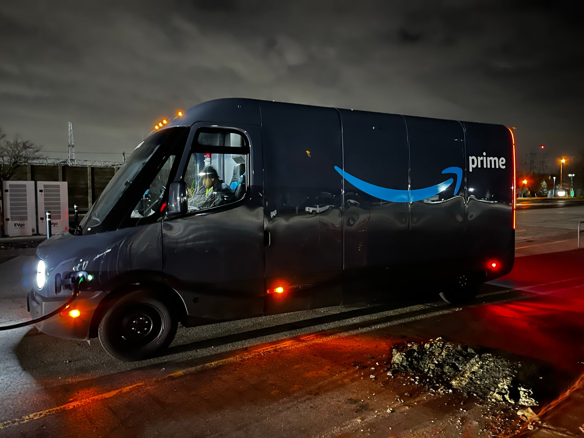 Amazon-Rivian electric vans getting real-world test on Michigan roads