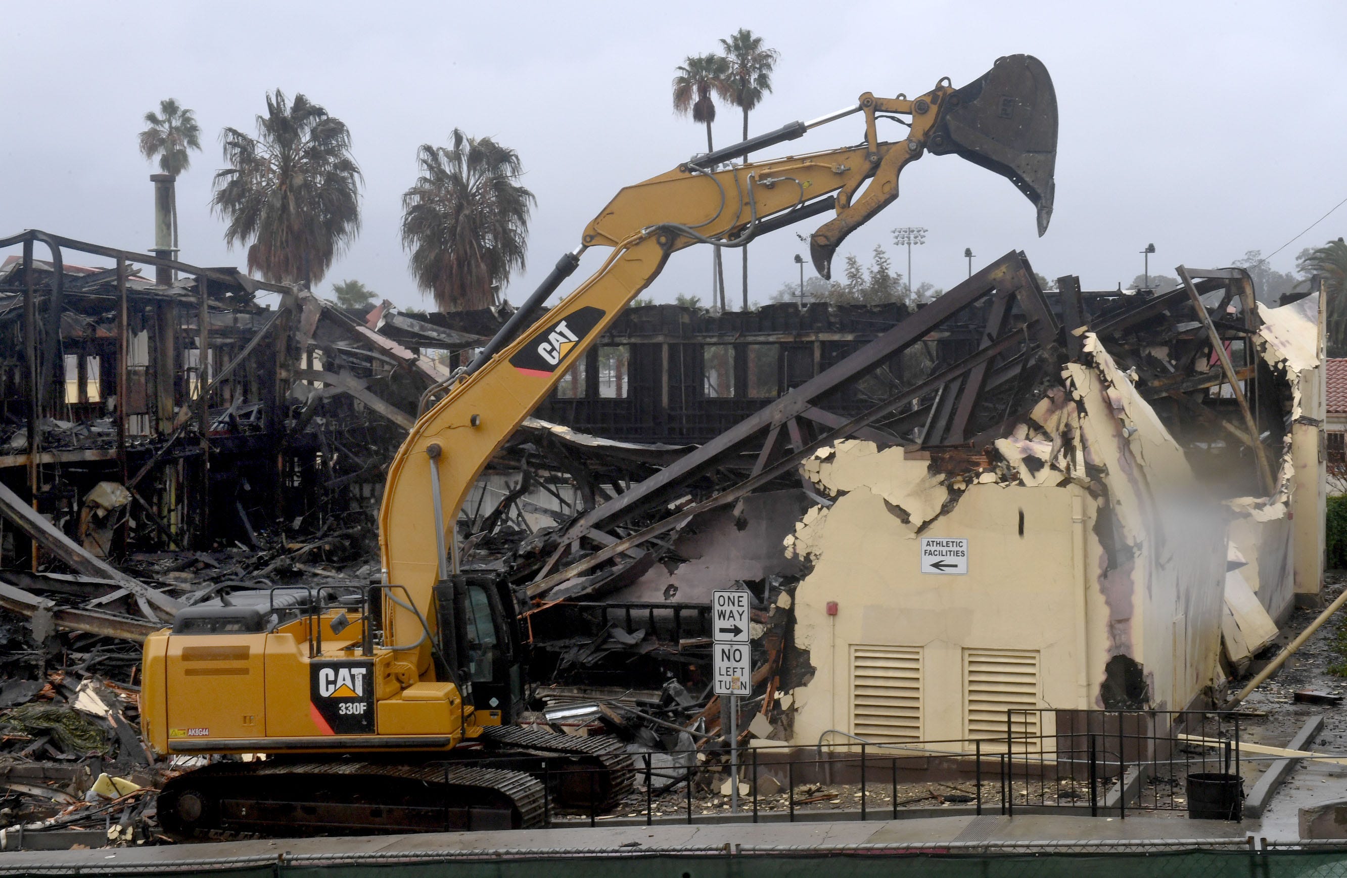 See the demolition of the 1930s-era Bryden Gym at Santa Paula High