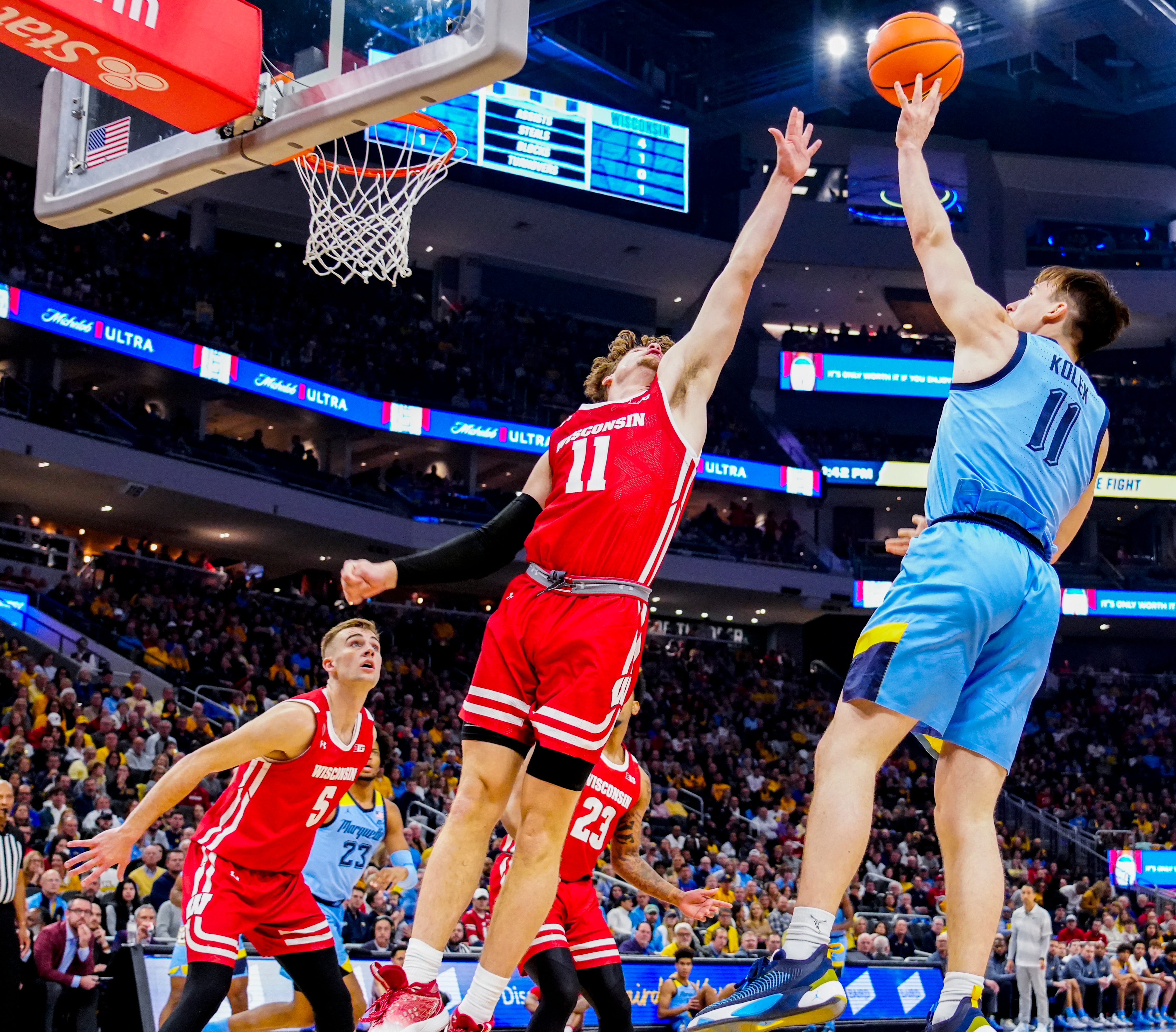 Wisconsin native Max Klesmit sparks Badgers against Marquette