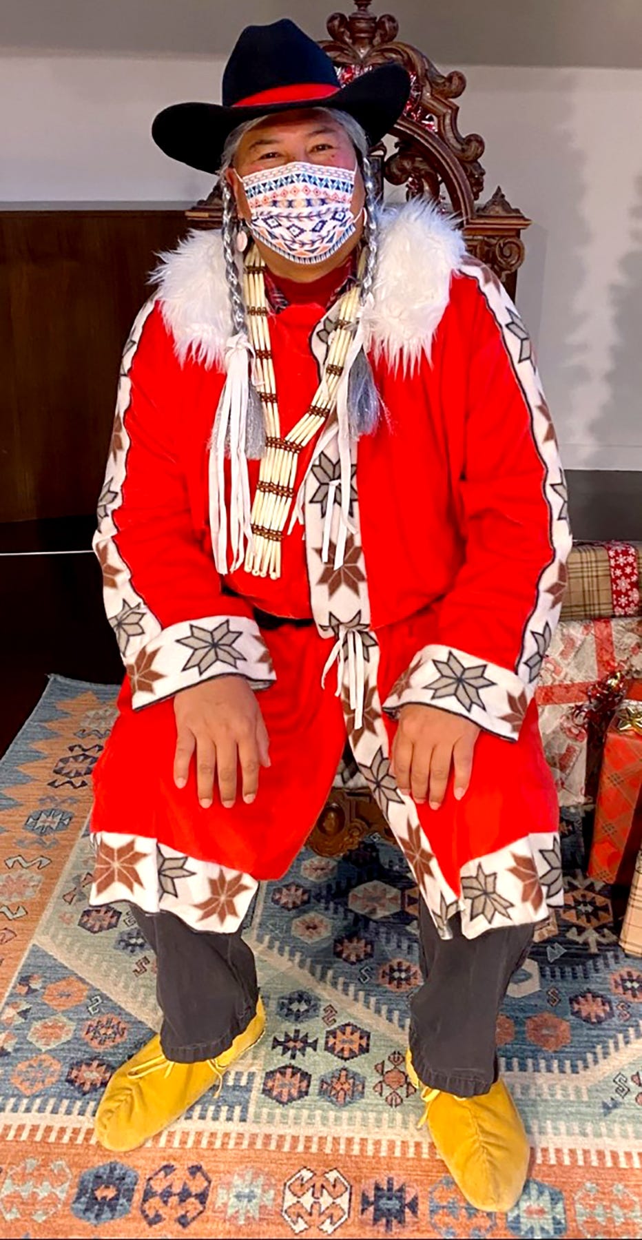First Americans Museum's cultural ambassador becomes 'Indigenous Santa'