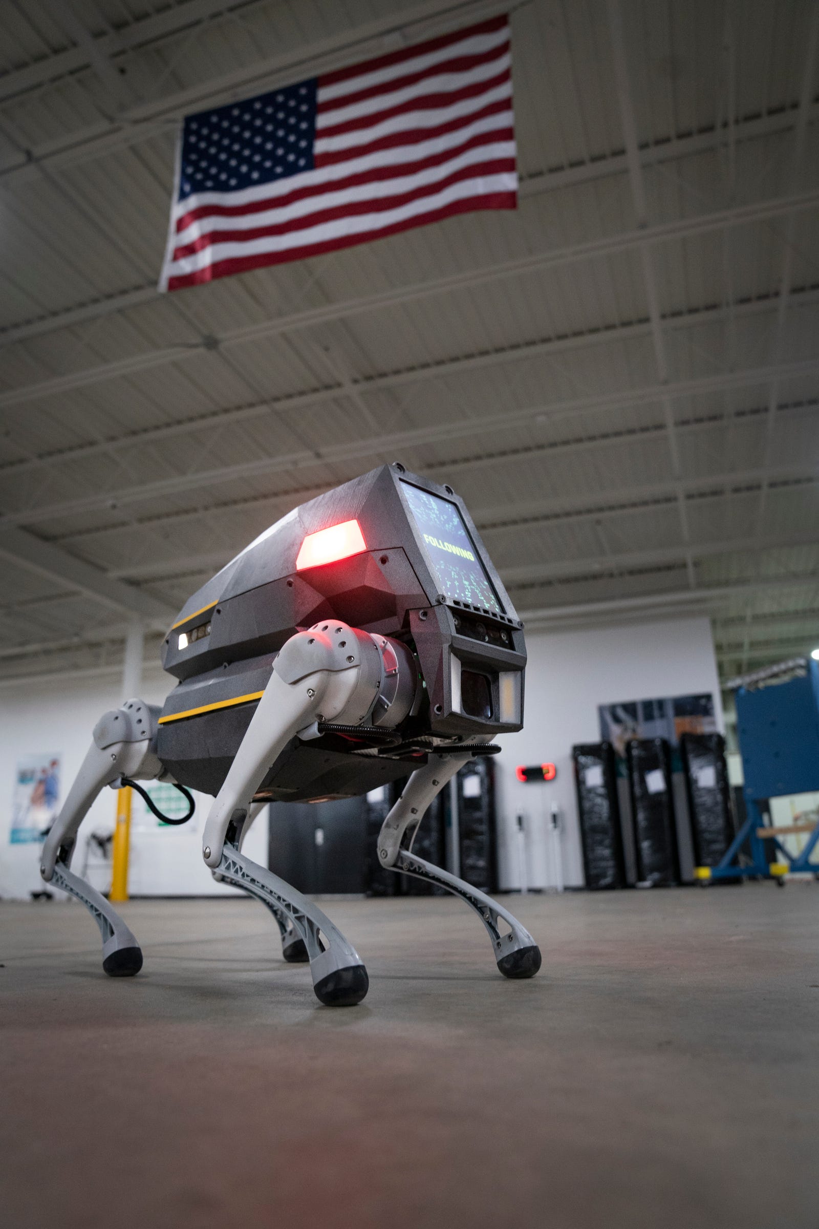 Robot guard dog technology unveiled in Ferndale