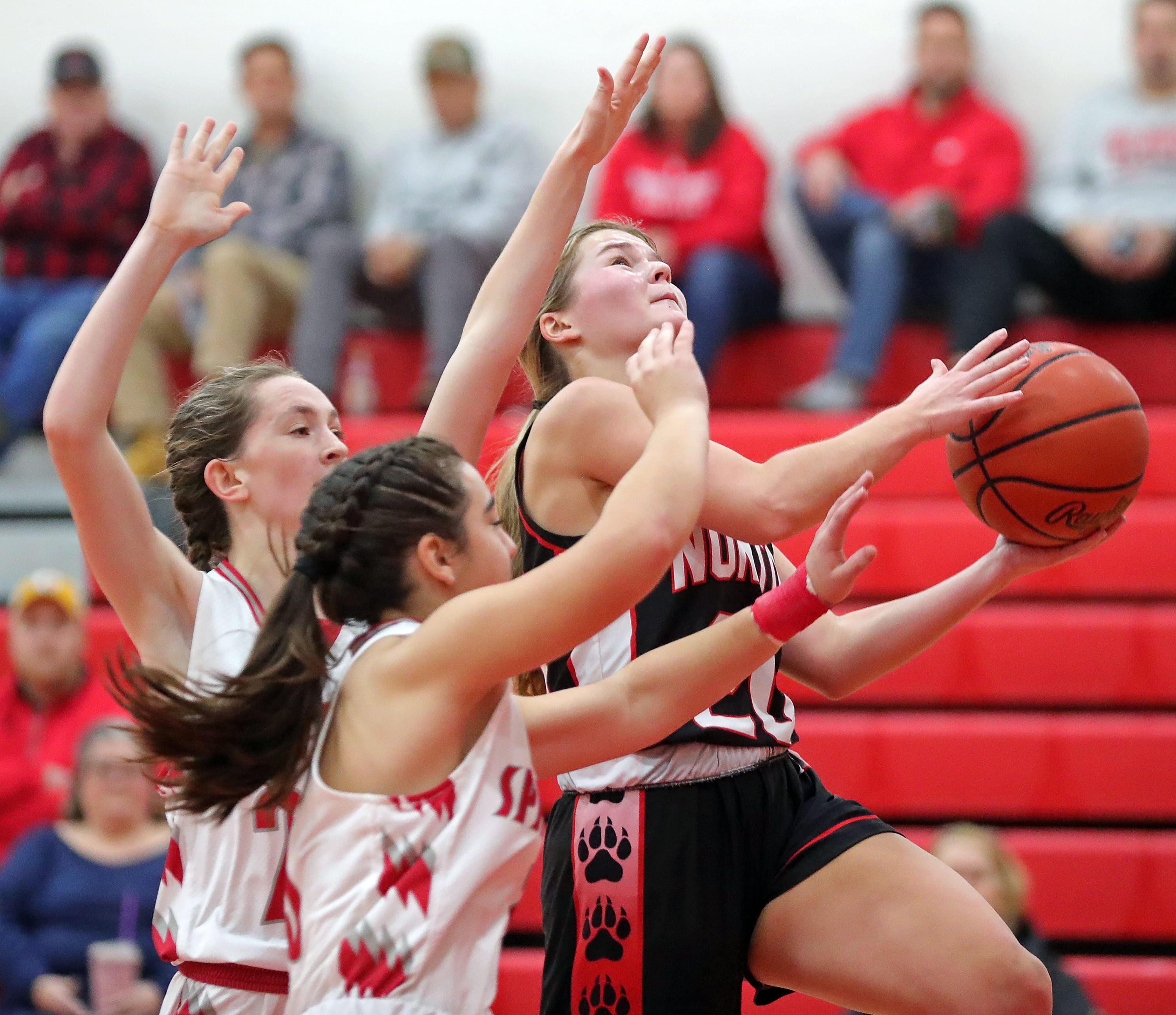 Bailey Acord, Addie Kropp, Morgan Hallett lead Norton girls basketball