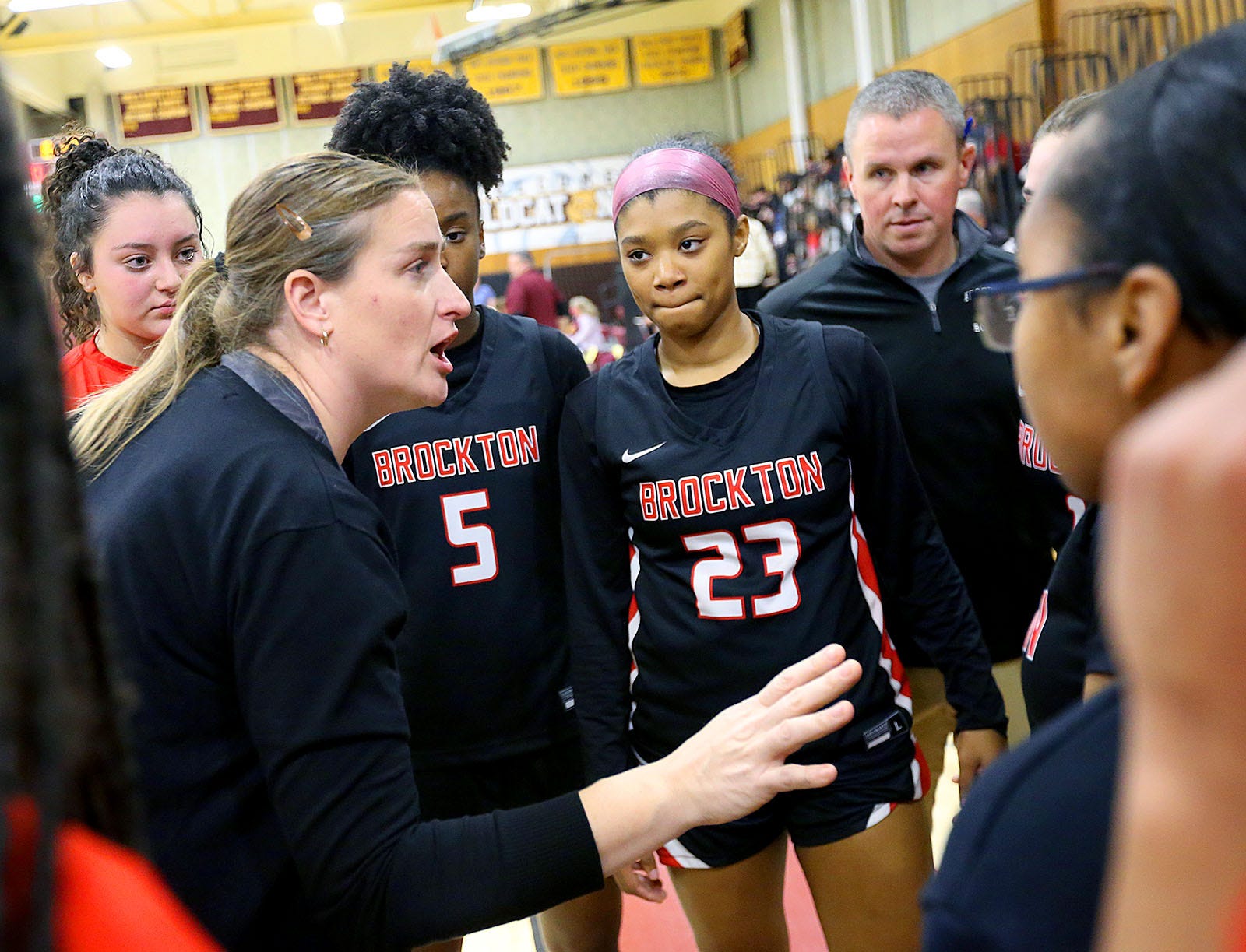 Ex-Boxer Barbara Enos returns home to coach Brockton girls basketball