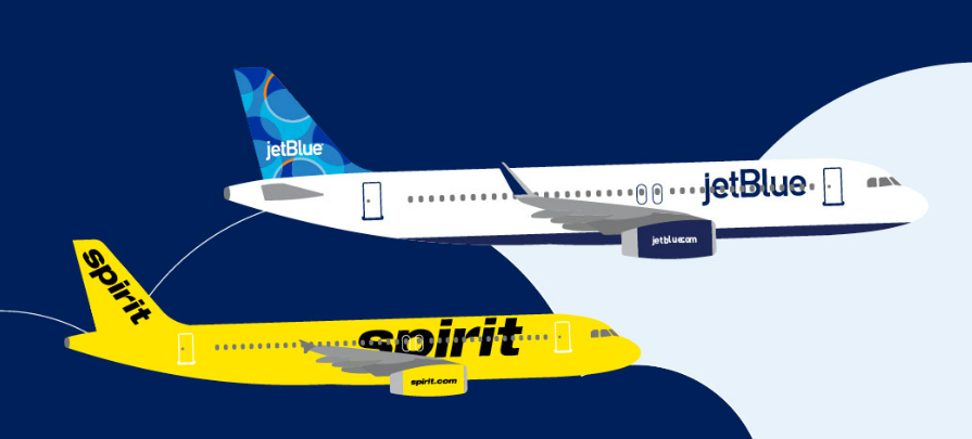 JetBlue-Spirit merger would lead to higher air fares, lawsuit argues