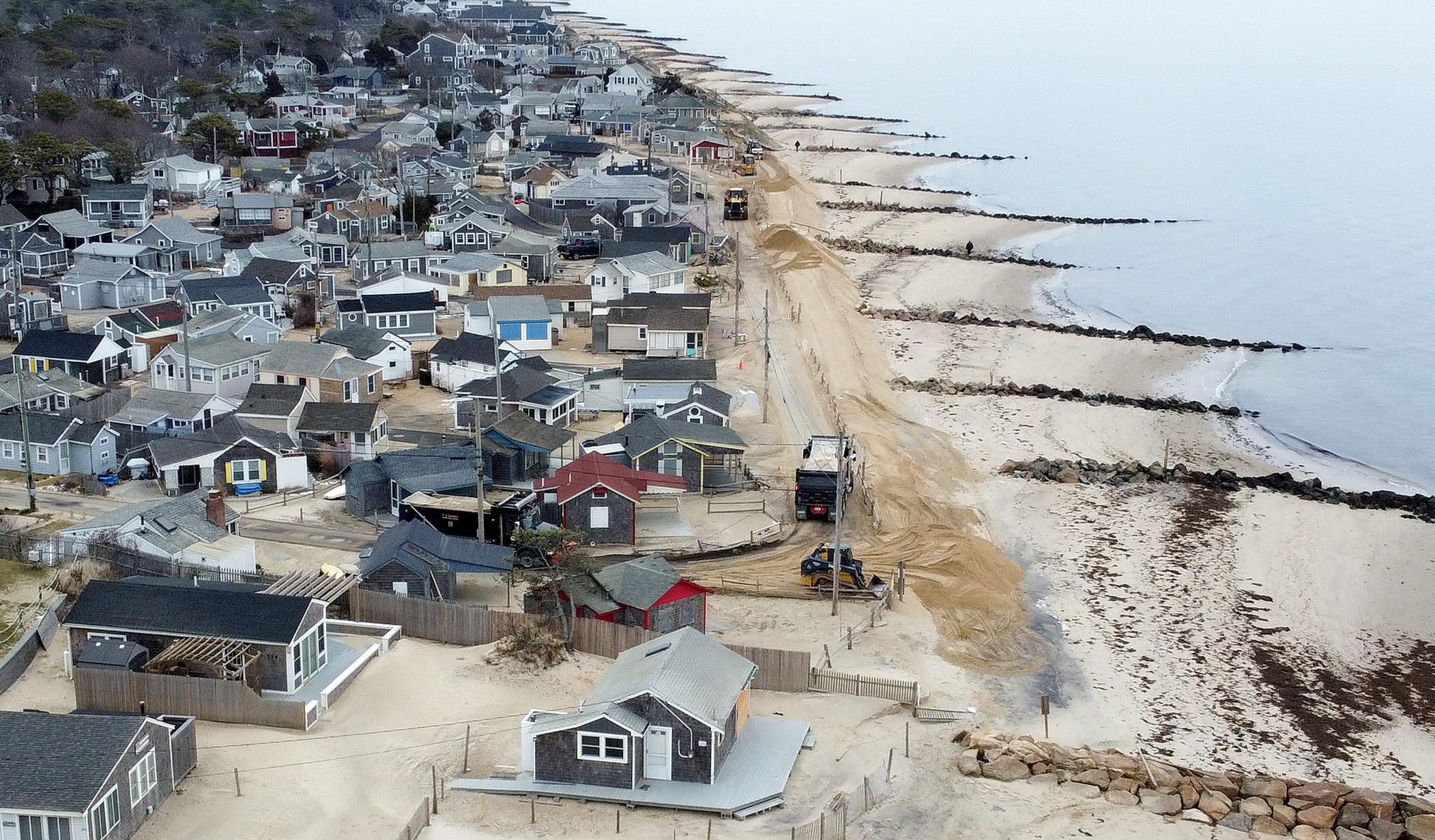 New areas of flooding reached on Cape Cod, sand replenished