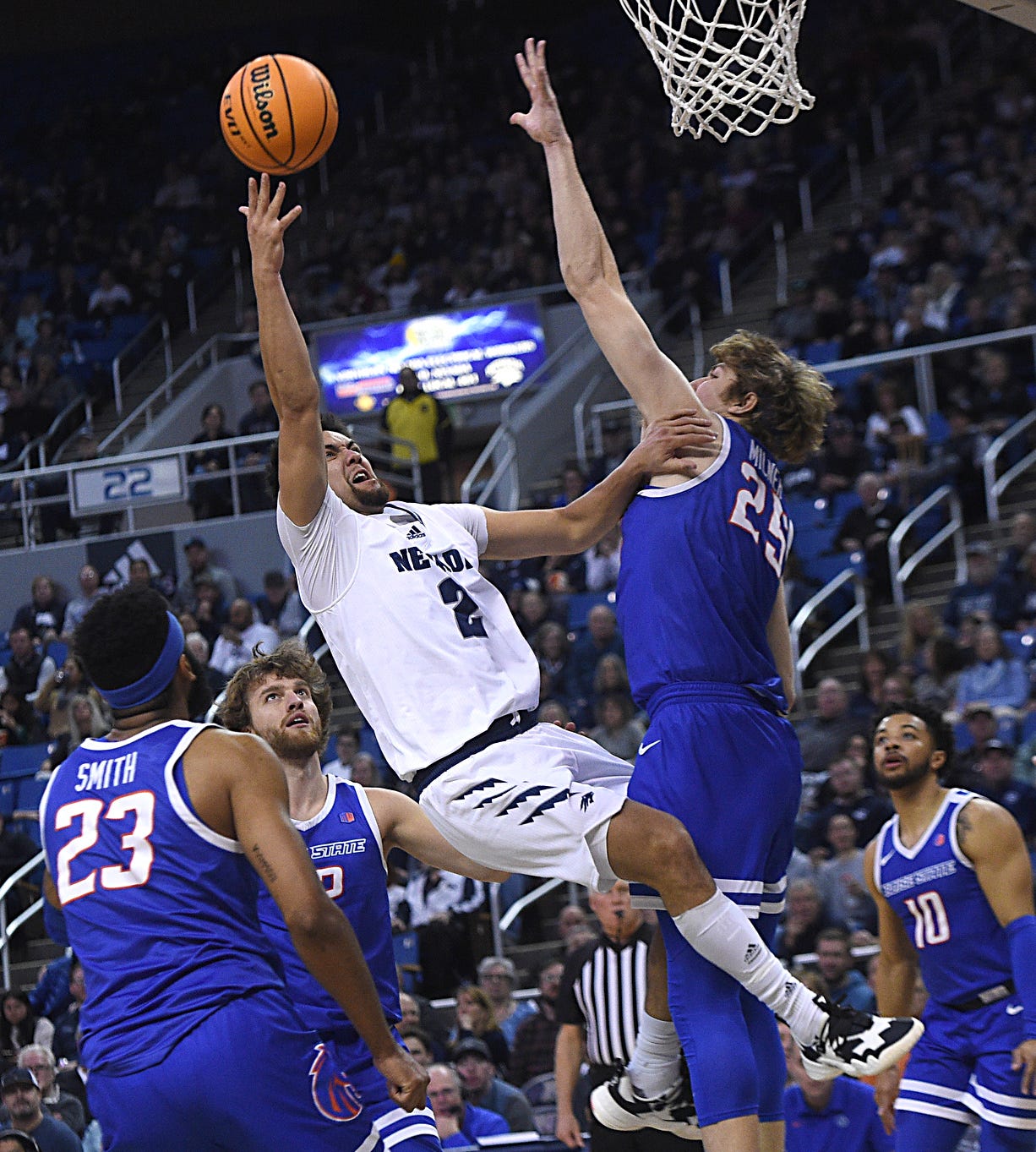 Men's basketball: Lucas scores career-high as Nevada gets past Air Force