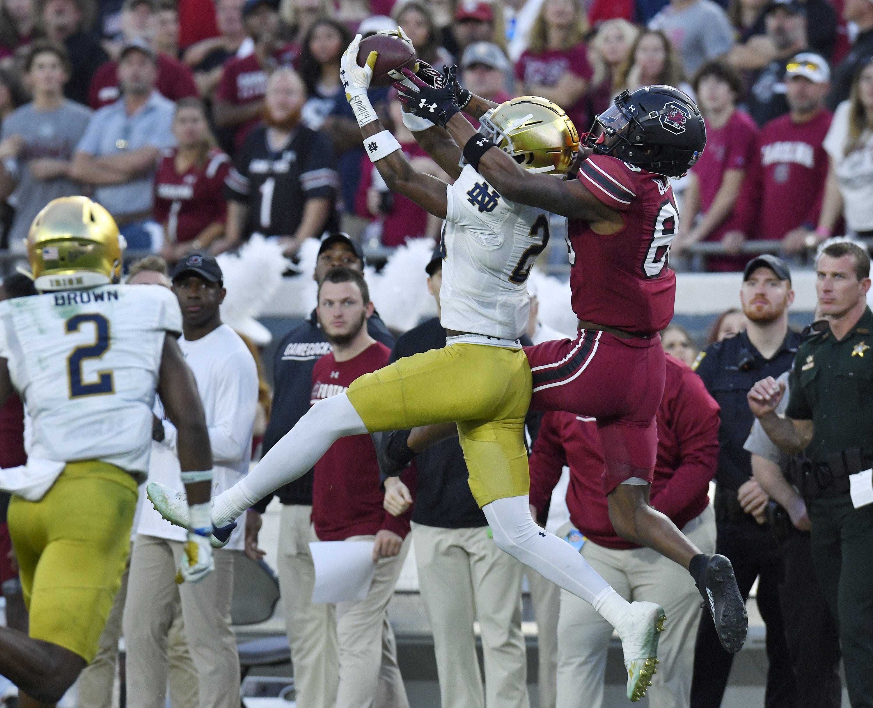 Notre Dame rallies to stun South Carolina in TaxSlayer Gator Bowl