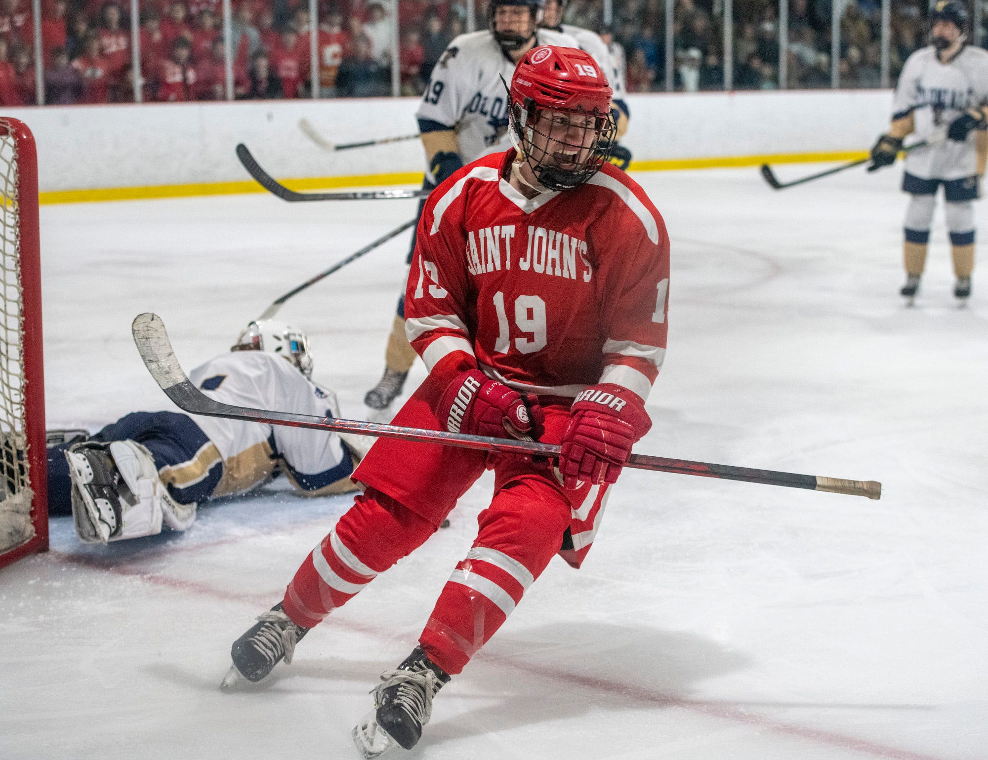 St. John's hockey skates to impressive victory over Shrewsbury