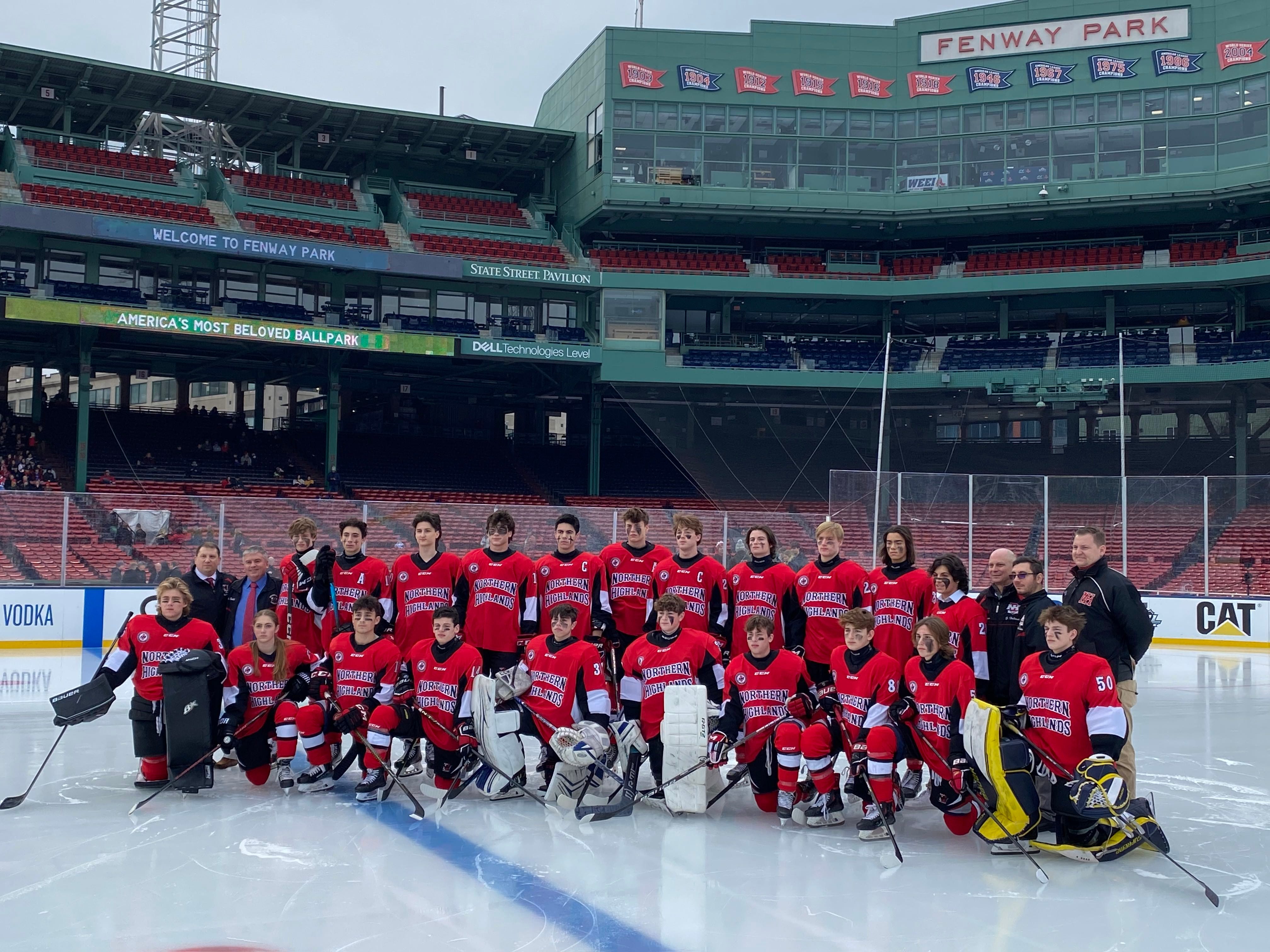 Northern Highlands NJ hockey wins game at Fenway Park