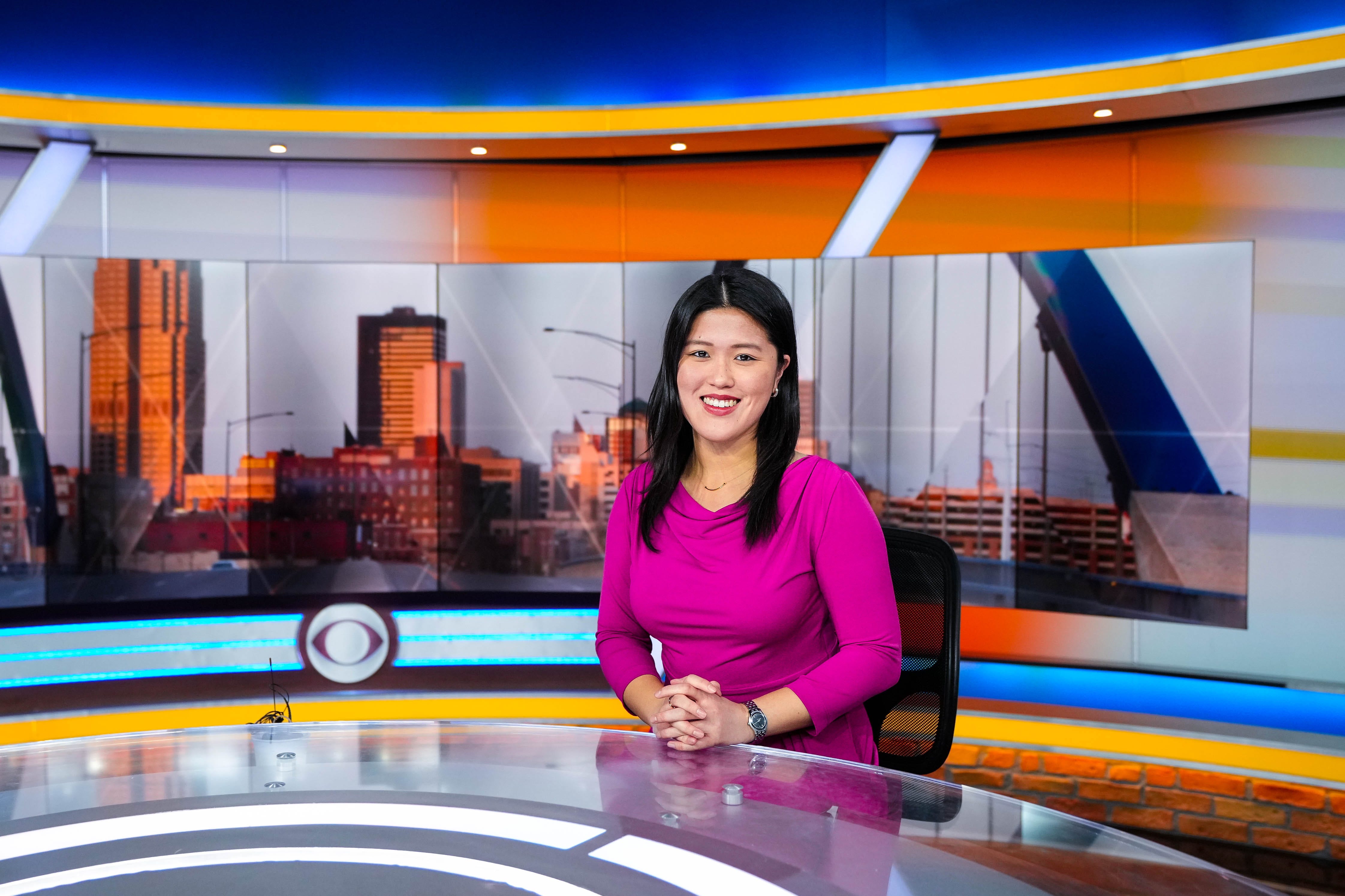 KCCI anchor Nicole Tam is the station's first Asian American in the role