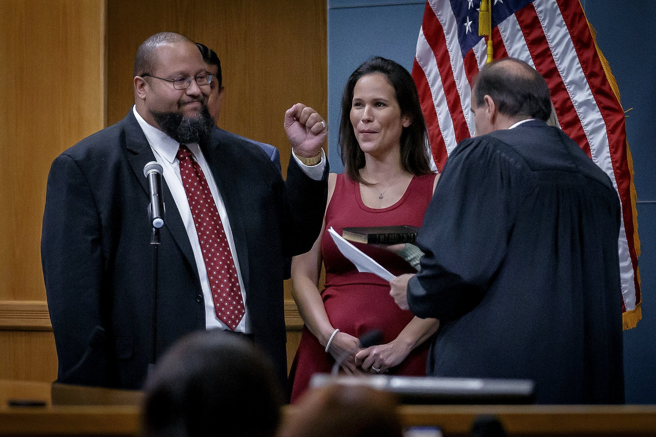 Michael Barnett sworn in as next Palm Beach County commissioner