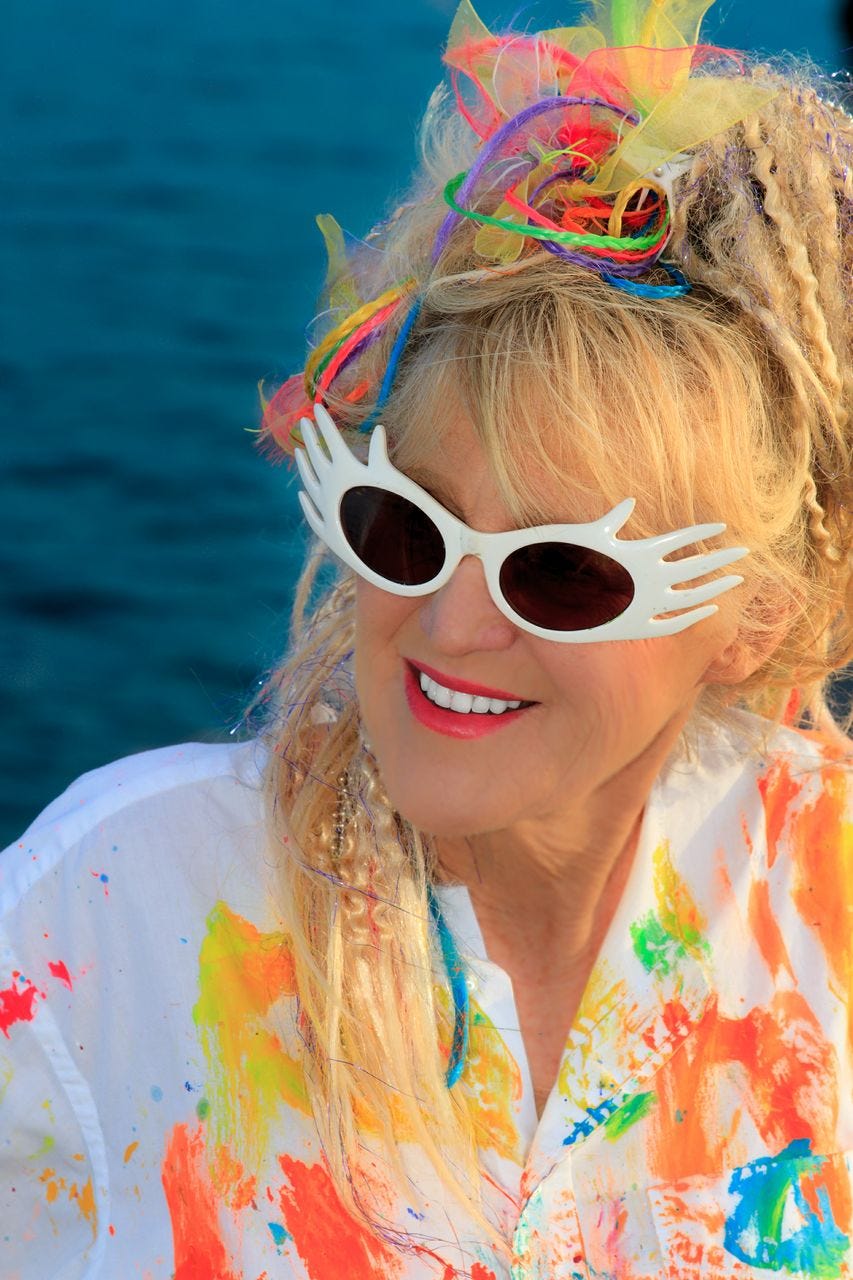 Florida artist Leoma Lovegrove creates art from Hurricane Ian debris