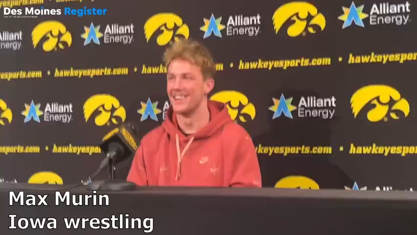 Iowa's Max Murin is 12-1 and ranked No. 5 nationally at 149 pounds