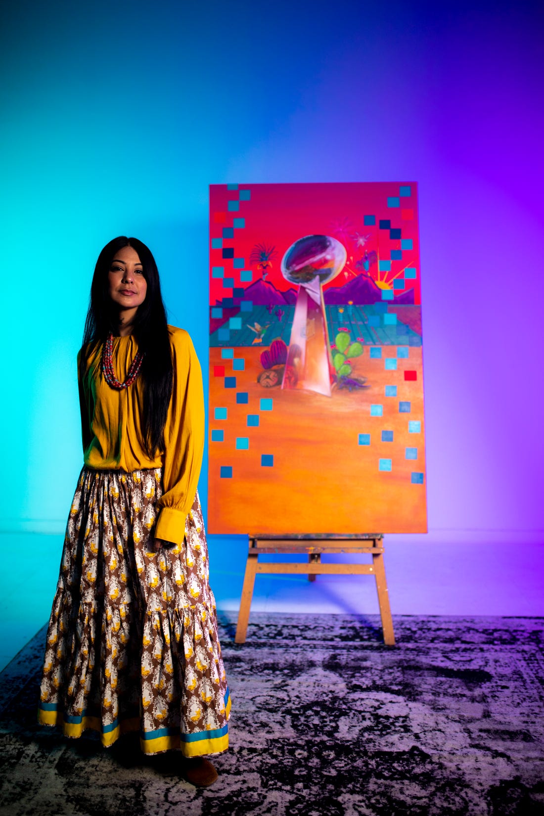 Arizona artist Lucinda Hinojos, 'La Morena,' inspired by community