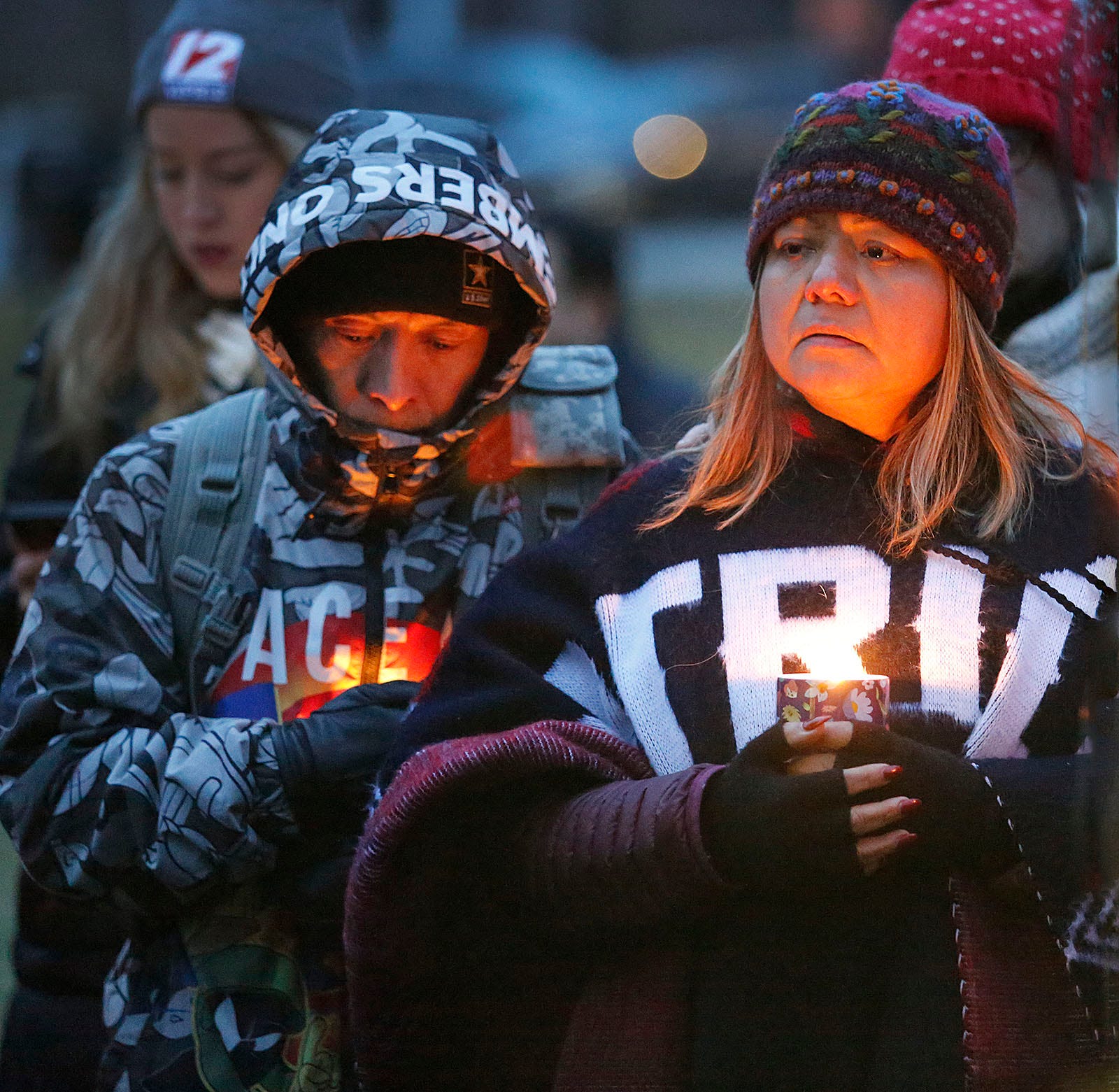 Prayers for Ana Walshe and her children on Cohasset Common on Thursday