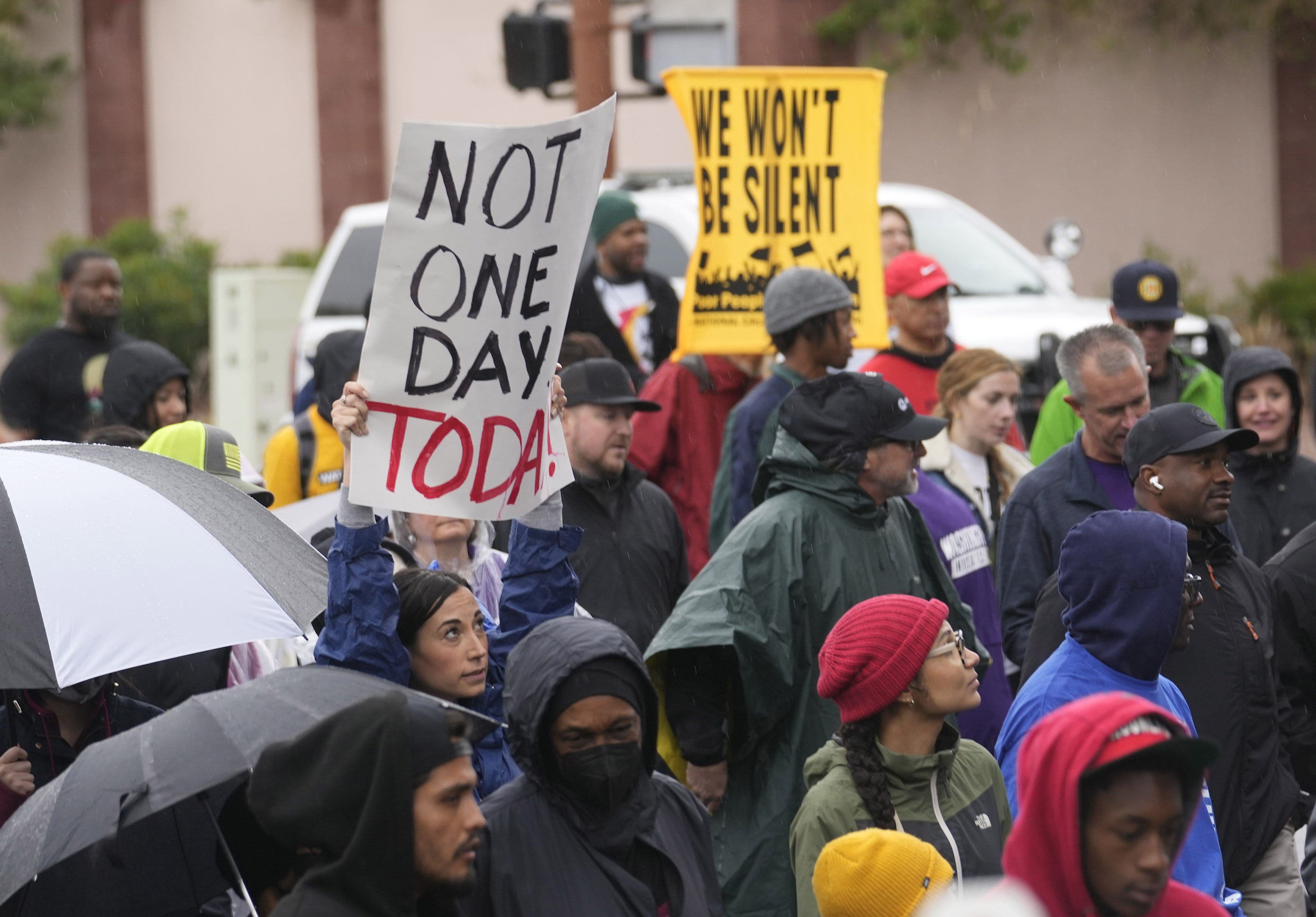 Hundreds march in downtown Phoenix and Mesa on MLK Jr. Day