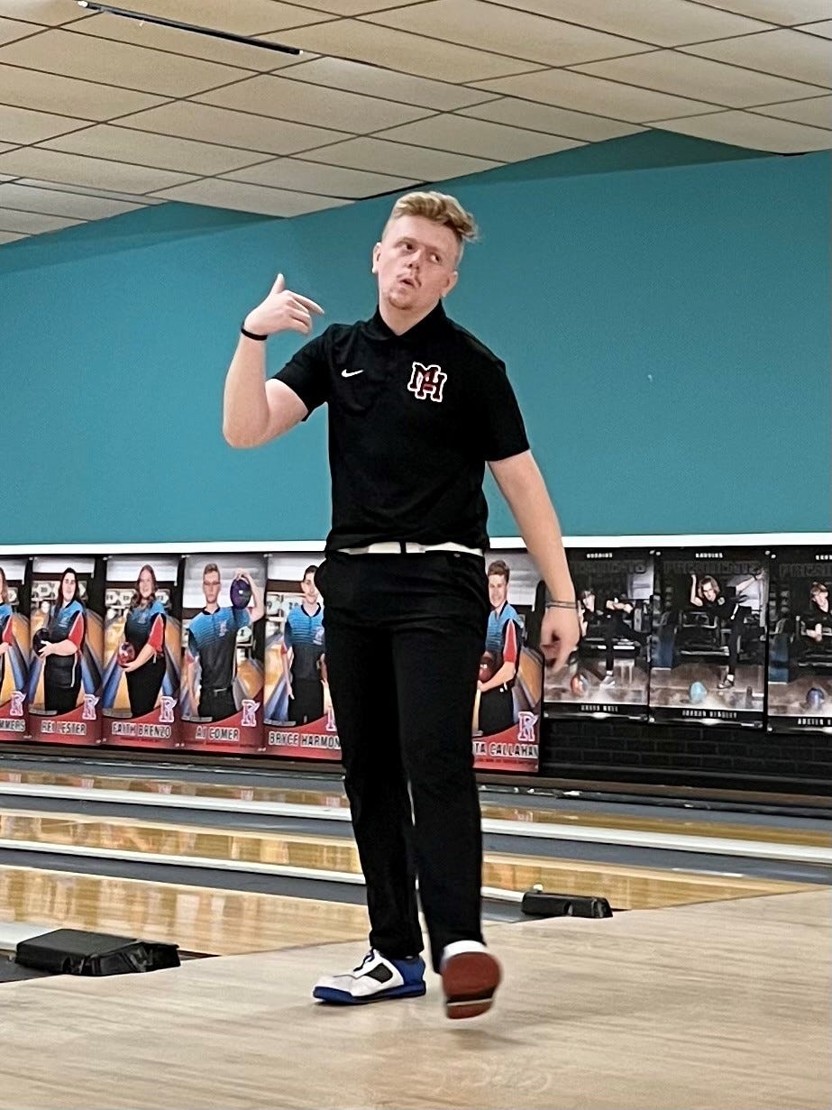 Mr. 300: Marion Harding's Jayden Combs collects another perfect game