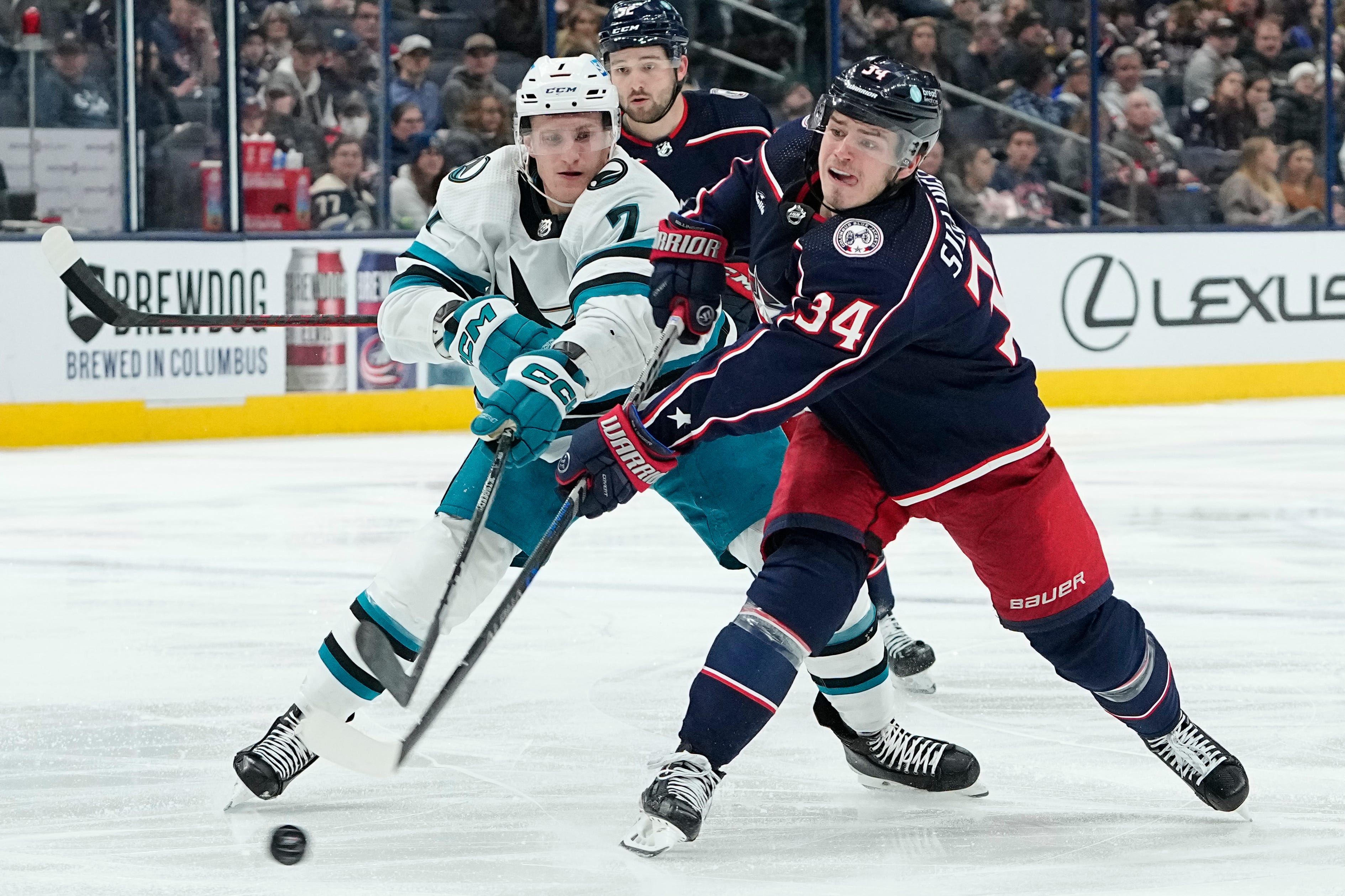 Cole Sillinger determined to break slump for Columbus Blue Jackets