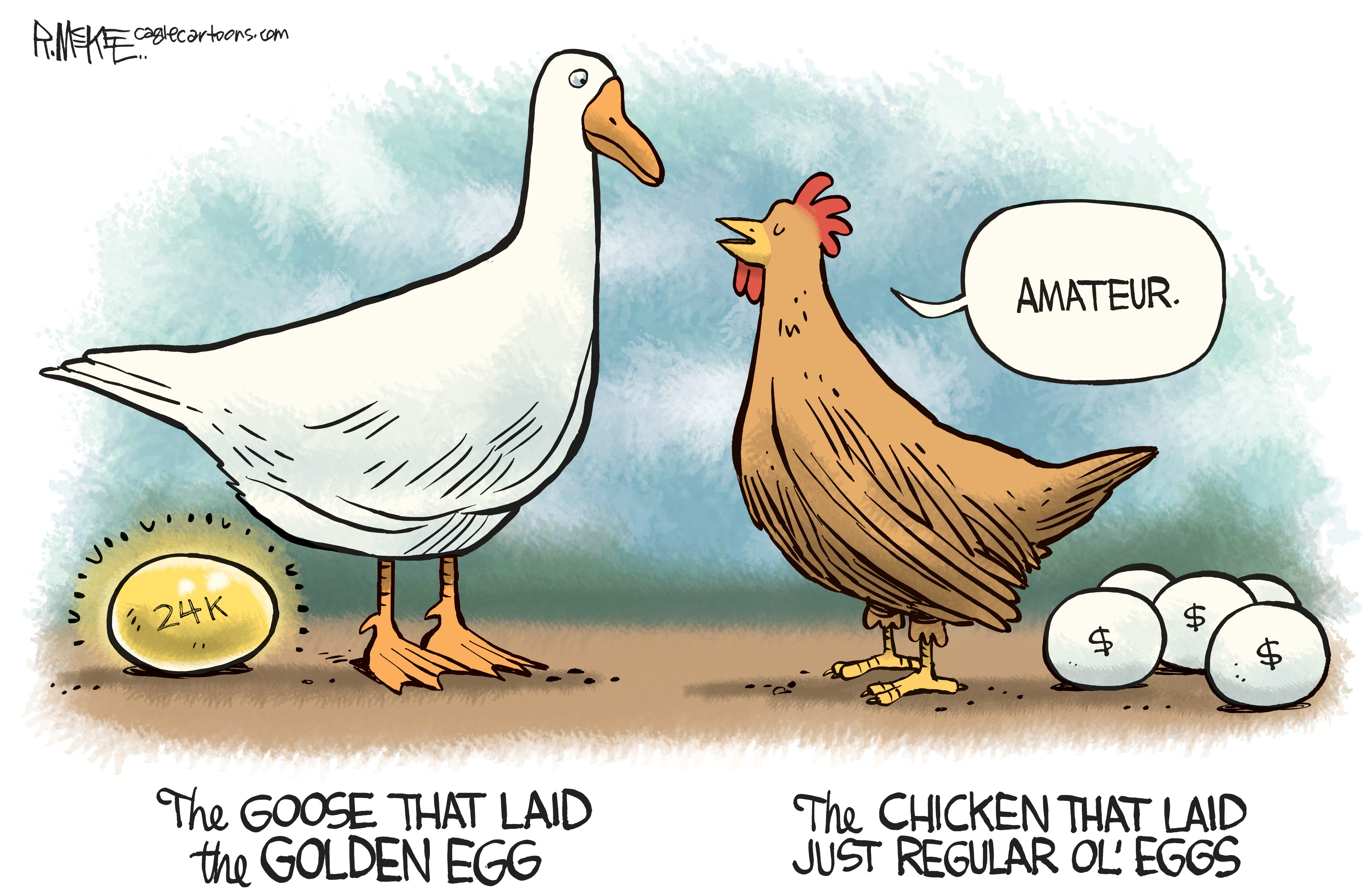 7 funny egg price editorial cartoons