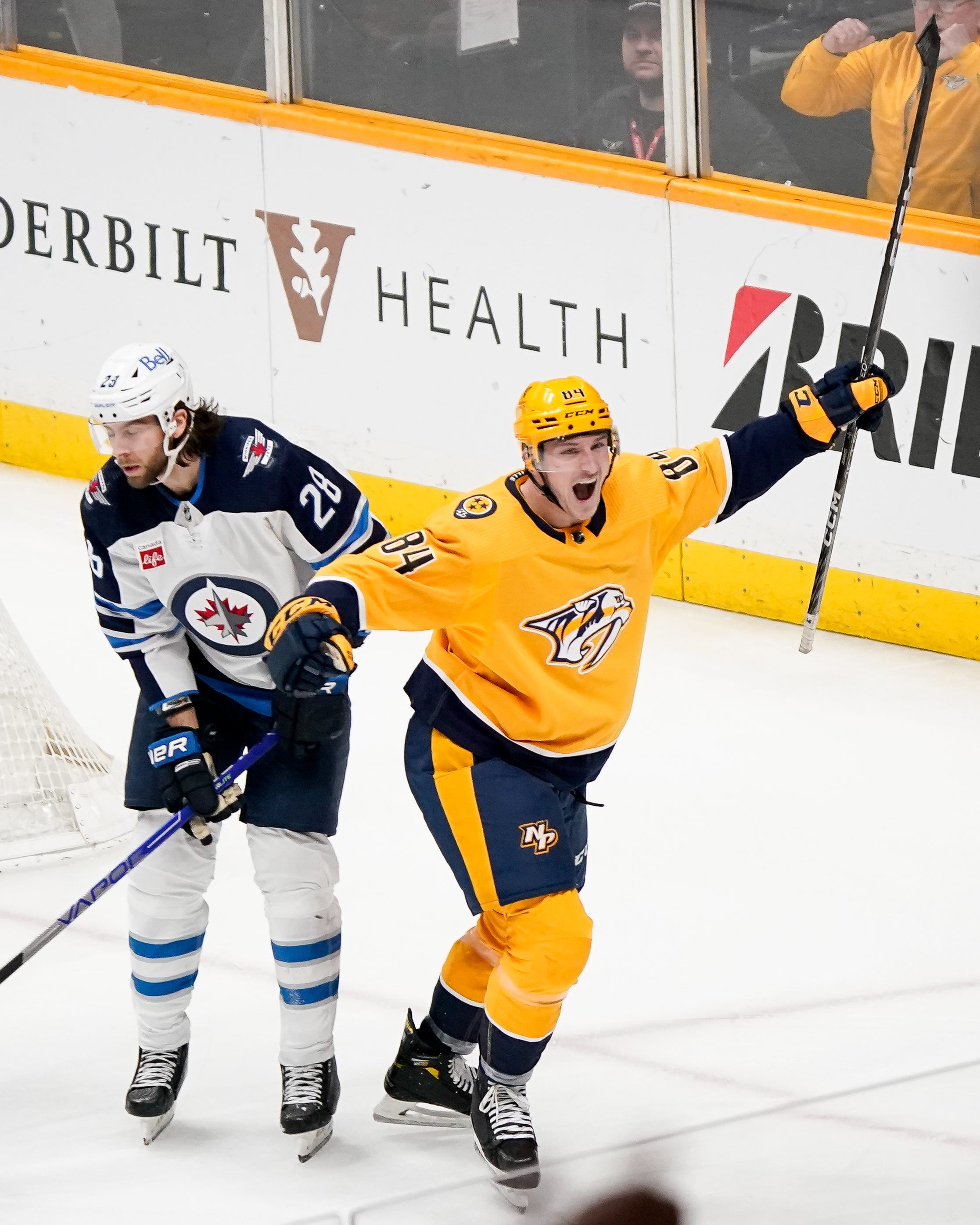Tanner Jeannot, Nashville Predators score big win against Winnipeg Jets
