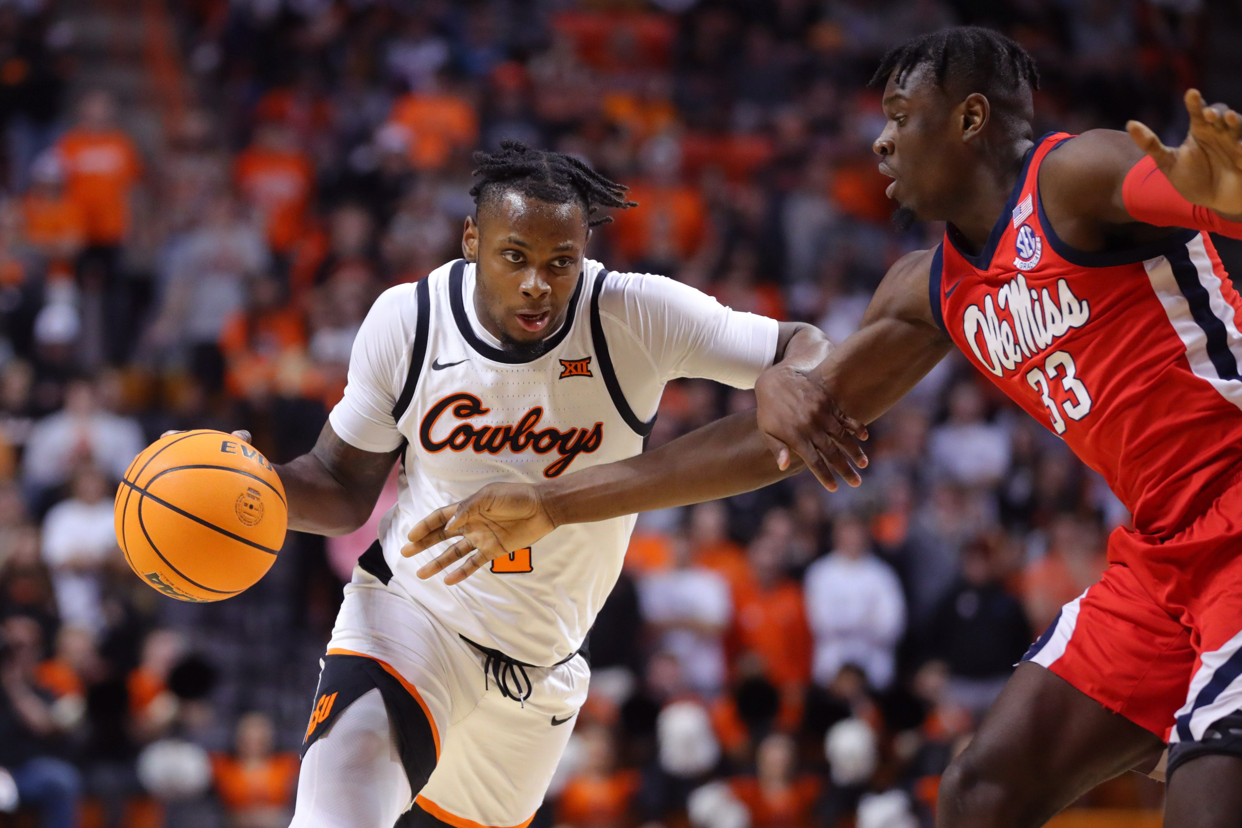 Oklahoma State guard Chris Harris Jr. returns after two ACL tears