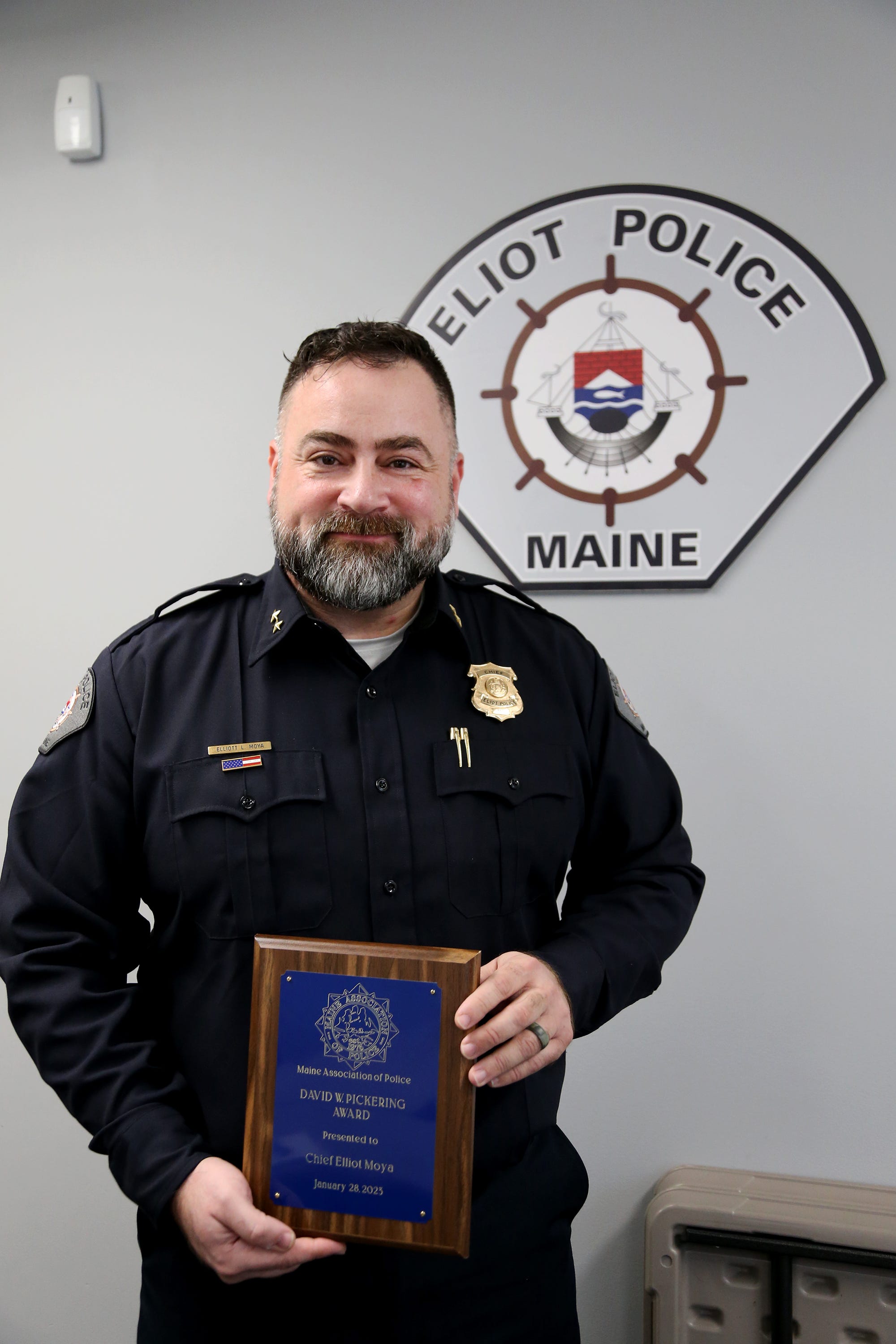 Eliot Police Chief Elliott Moya named Maine Chief of the Year