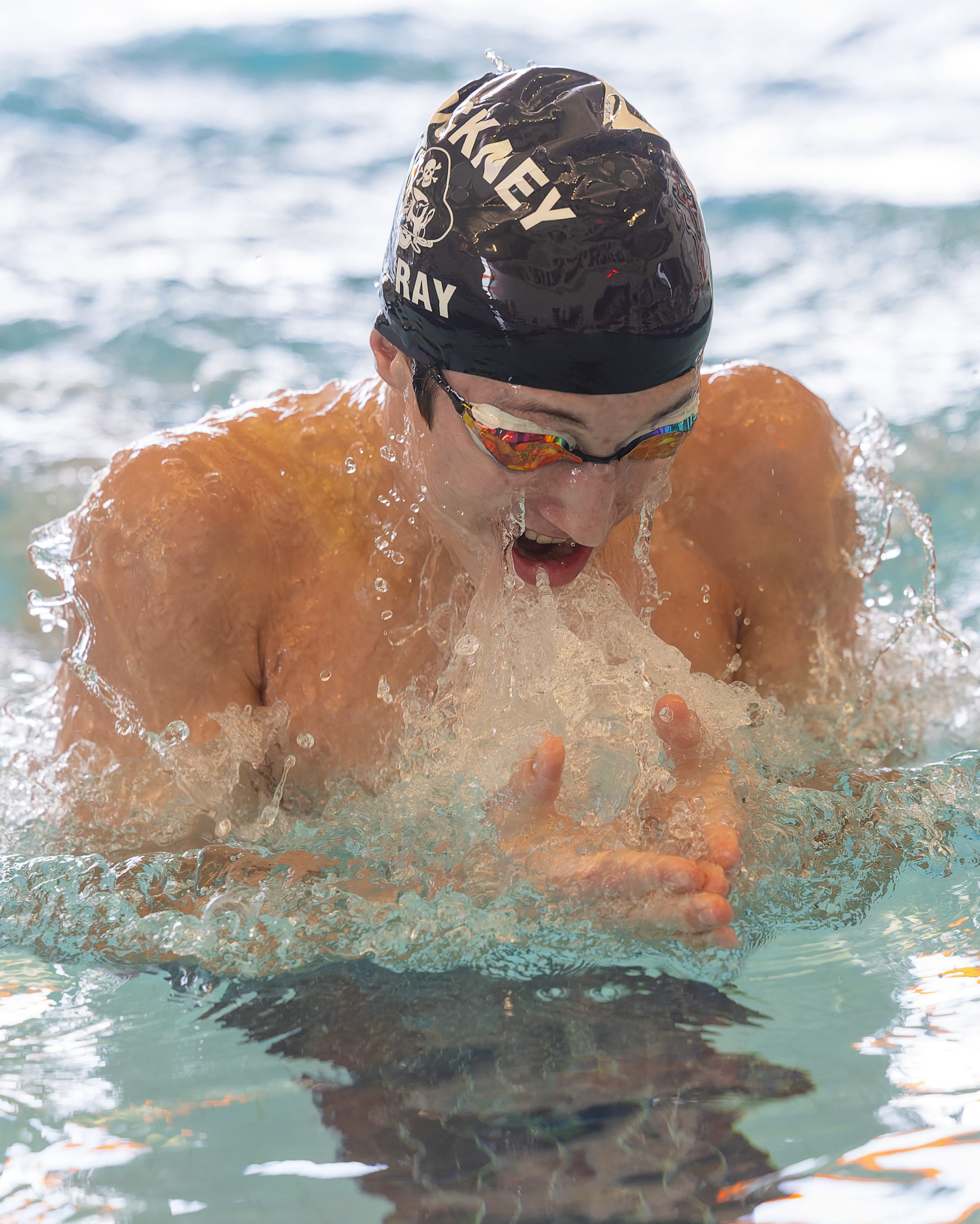 Club teammates wage thrilling battle in Brighton-Pinckney swim meet