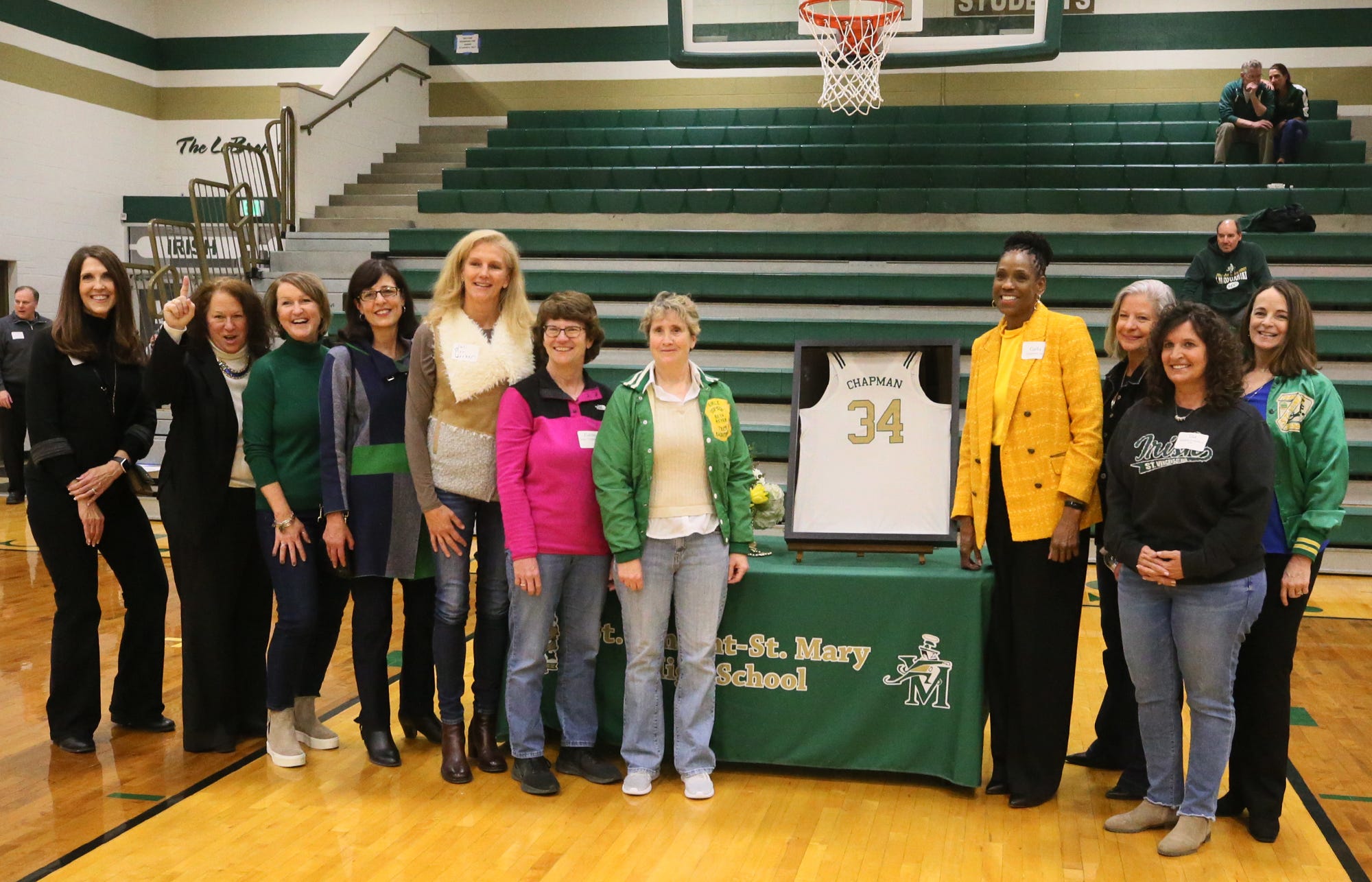 Carla Chapman becomes first STVM female to have number retired