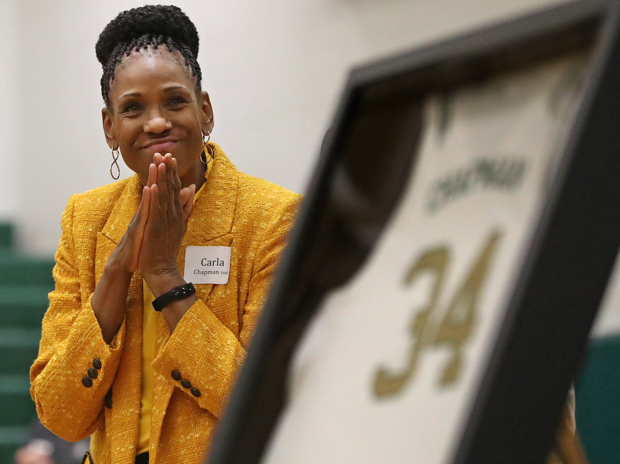 Carla Chapman becomes first STVM female to have number retired