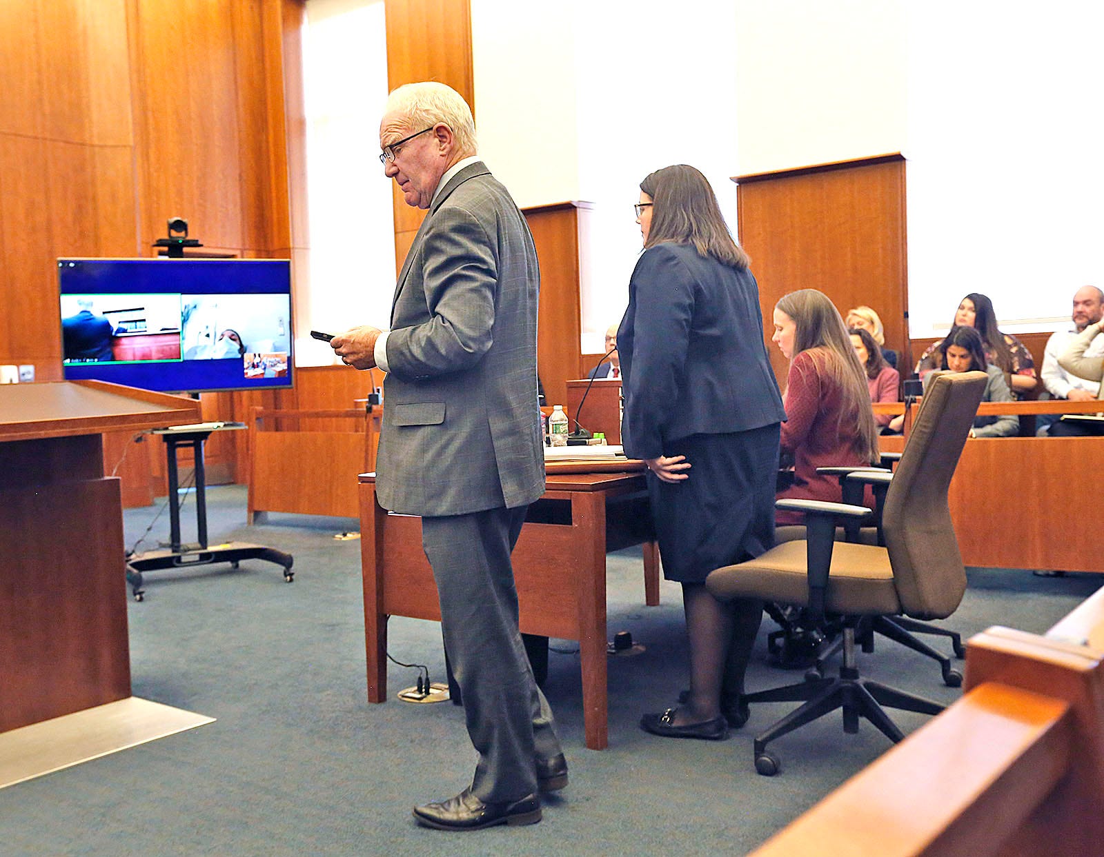 Lindsay Clancy faces a judge in deaths of Cora, Dawson and Callan